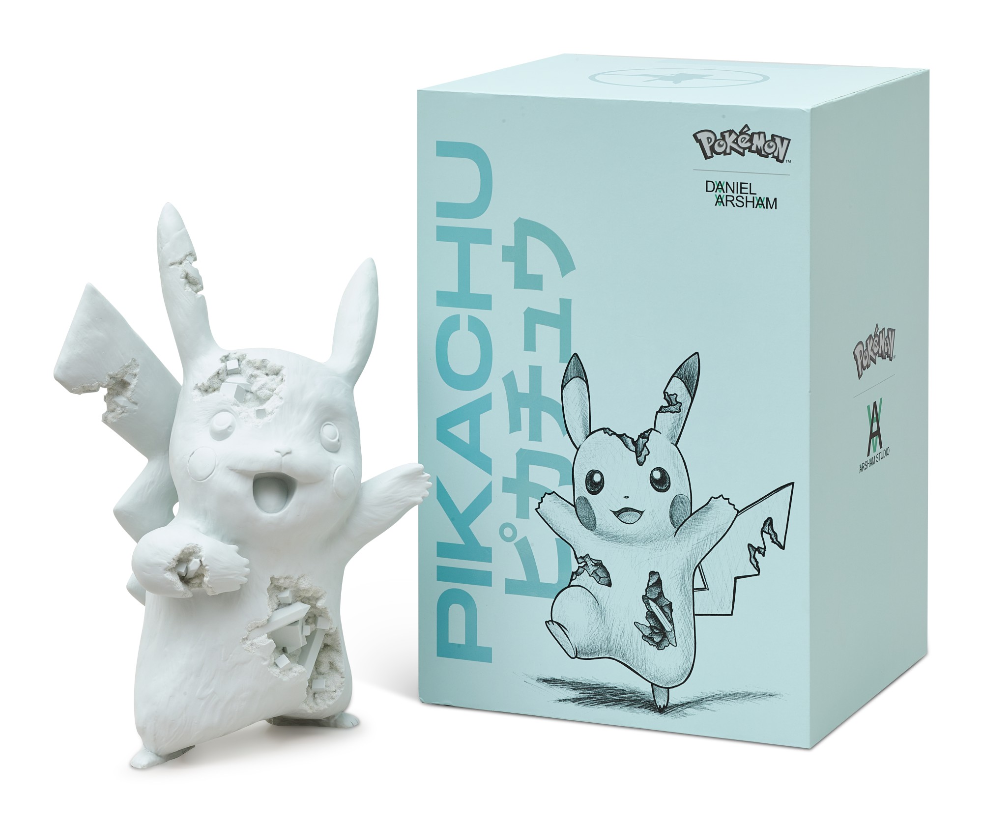 Blue Crystalized Pikachu | 結晶的皮卡丘（藍） | Contemporary Art | Hong Kong ...