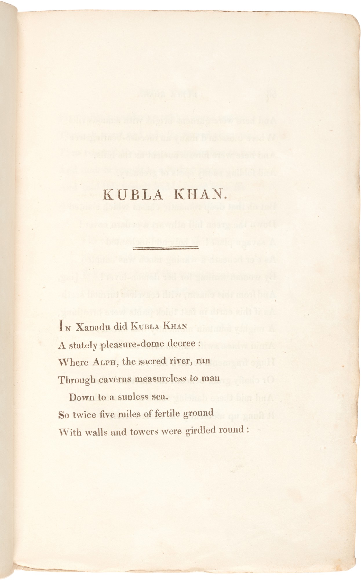 Samuel Taylor Coleridge | Christabel: Kubla Khan, etc. London, 1816 ...