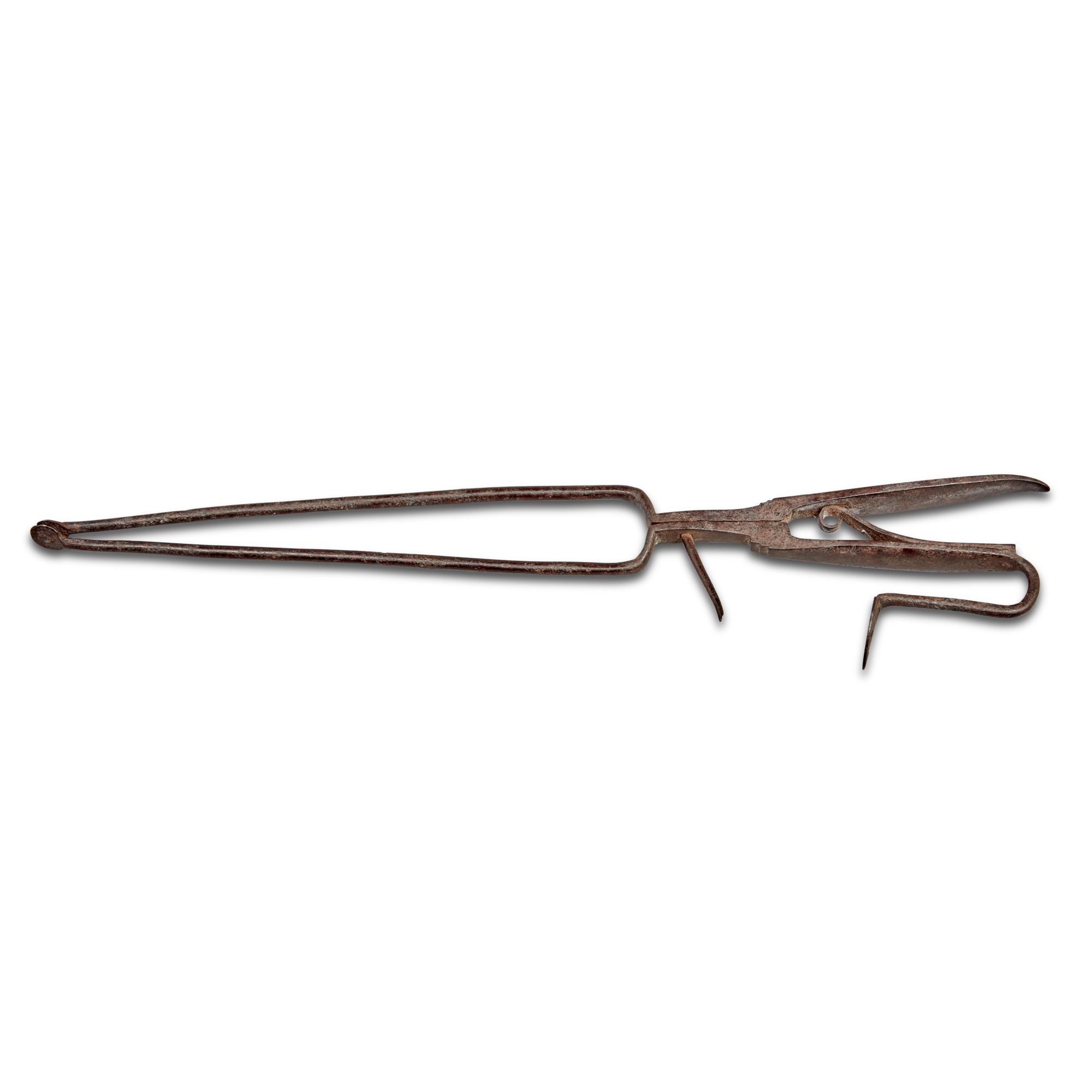 Two Fine and Rare Wrought-Iron Pipe Tongs, Southeastern Pennsylvania ...