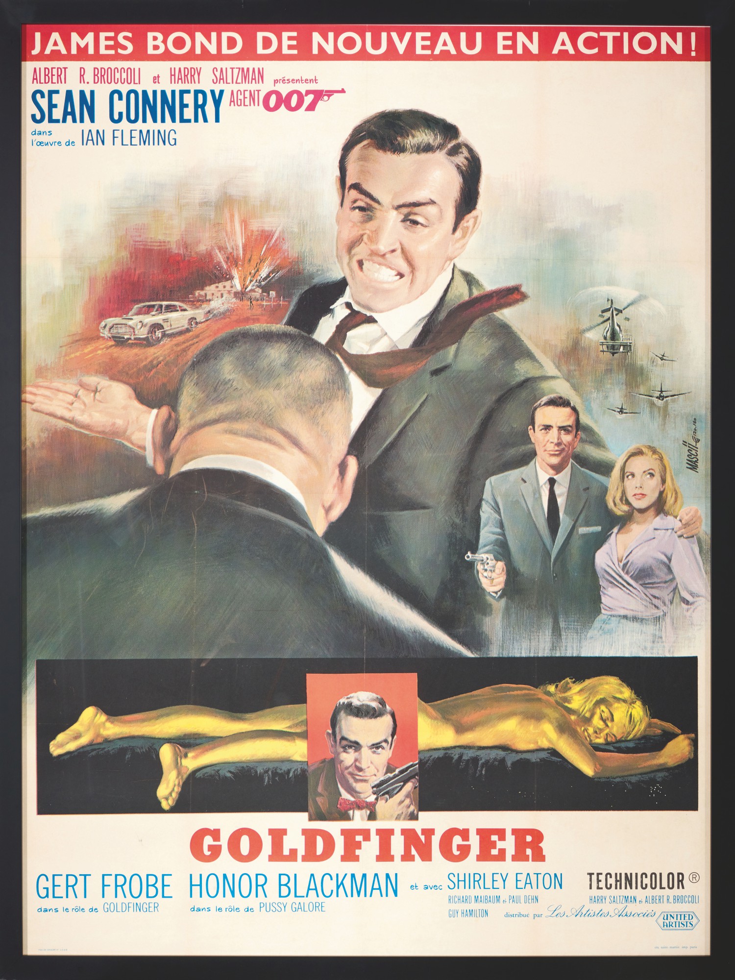 GOLDFINGER (1964) POSTER, FRENCH | Original Film Posters Online | 2020 | Sotheby's