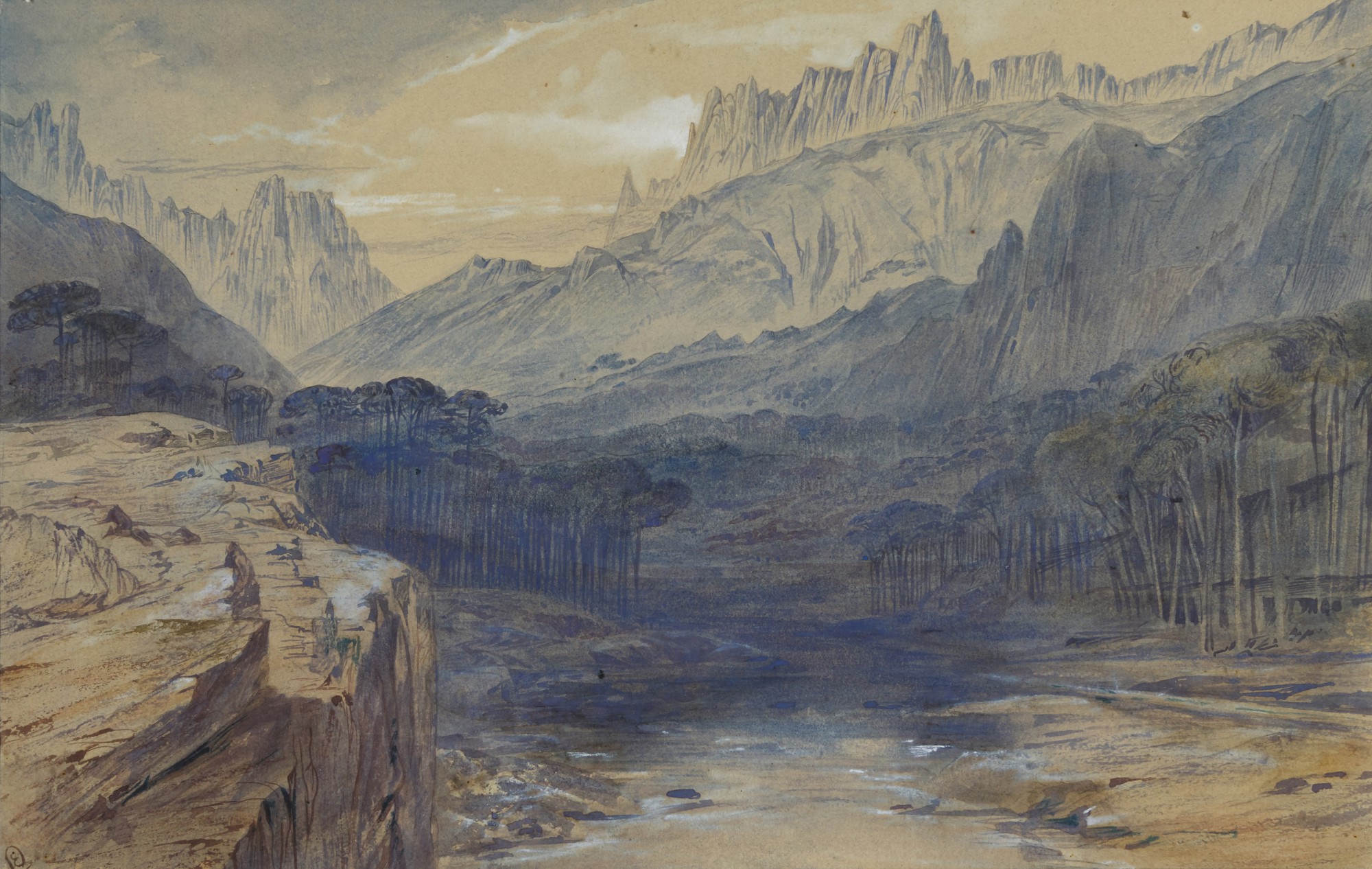 EDWARD LEAR | The Pass of Bavella, Corsica | The Art of Travel | 2019 ...