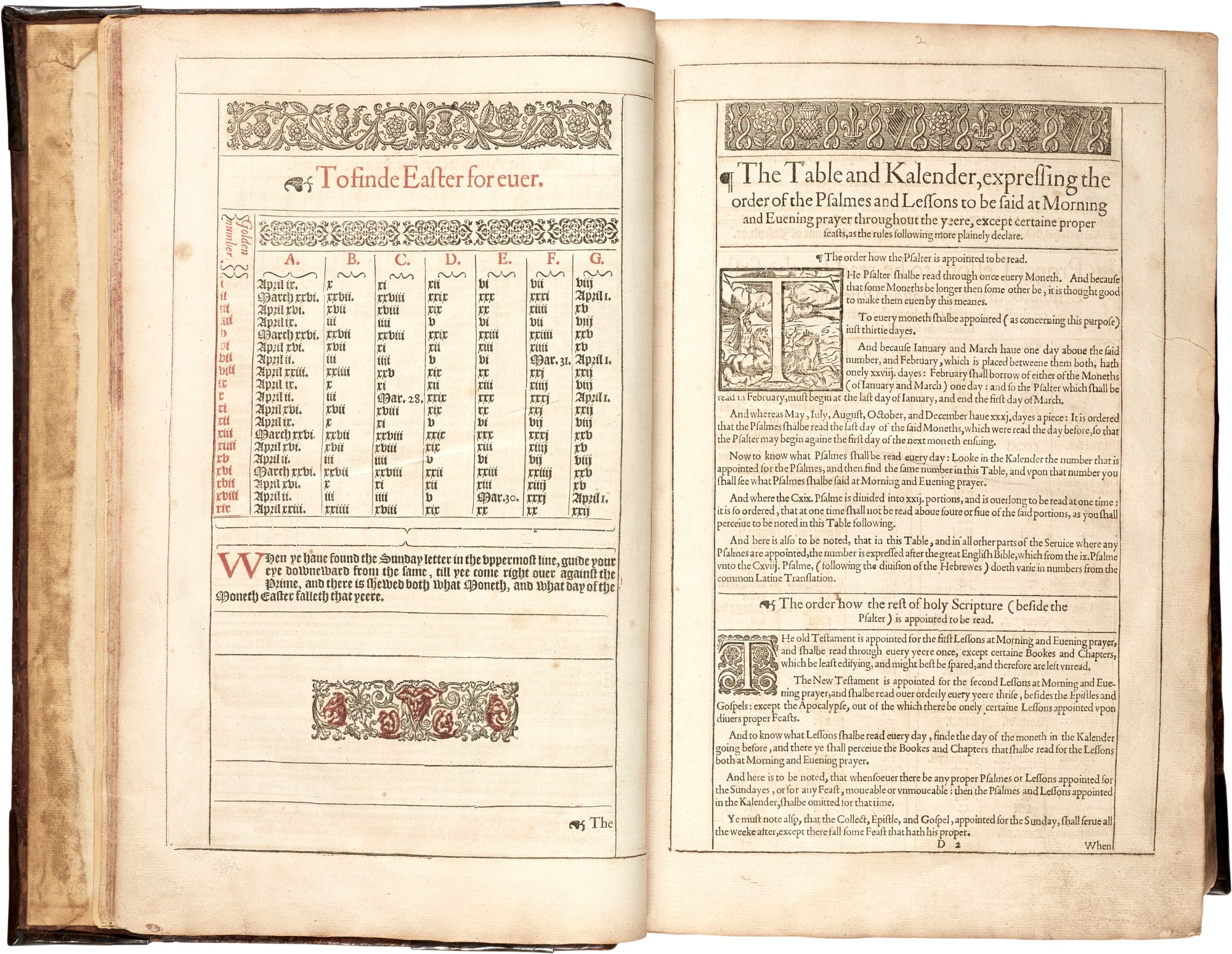 Bible, English, King James Version, London, 1617, eighteenth-century ...