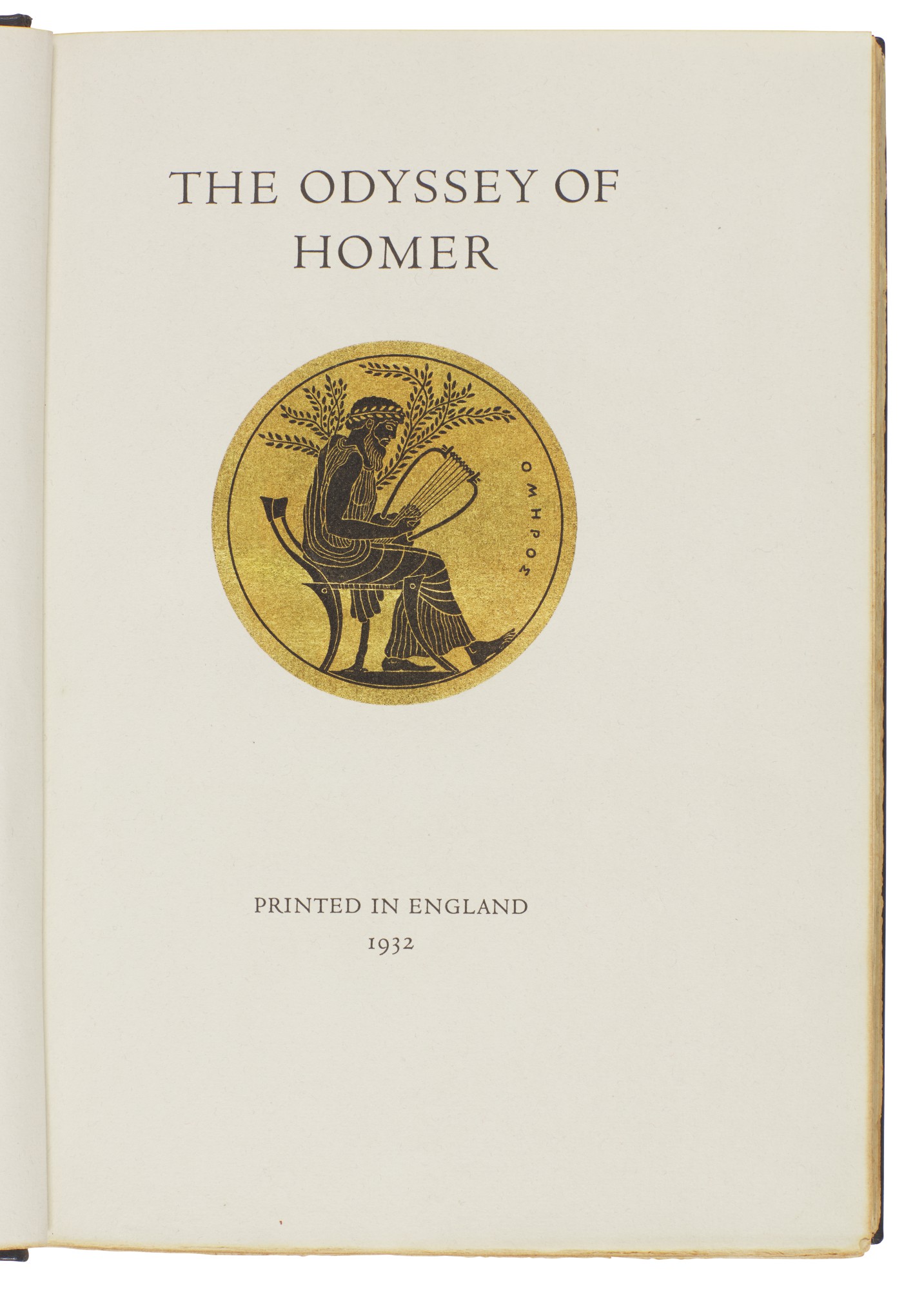 Homer, The Odyssey Translated by T.E. Lawrence, 1932 | English ...