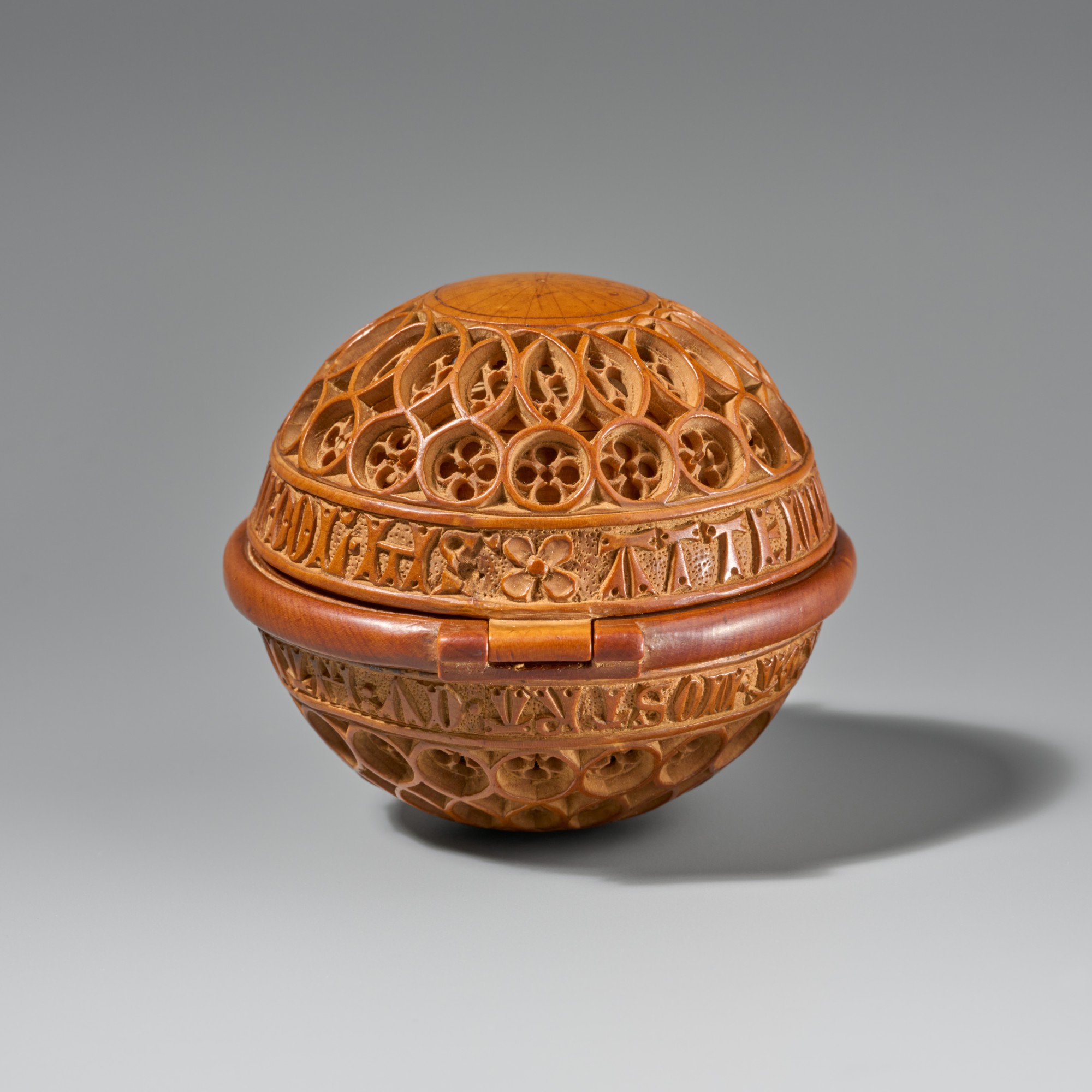 Polyptych Prayer Nut with the Crucifixion and Christ before Pilate ...