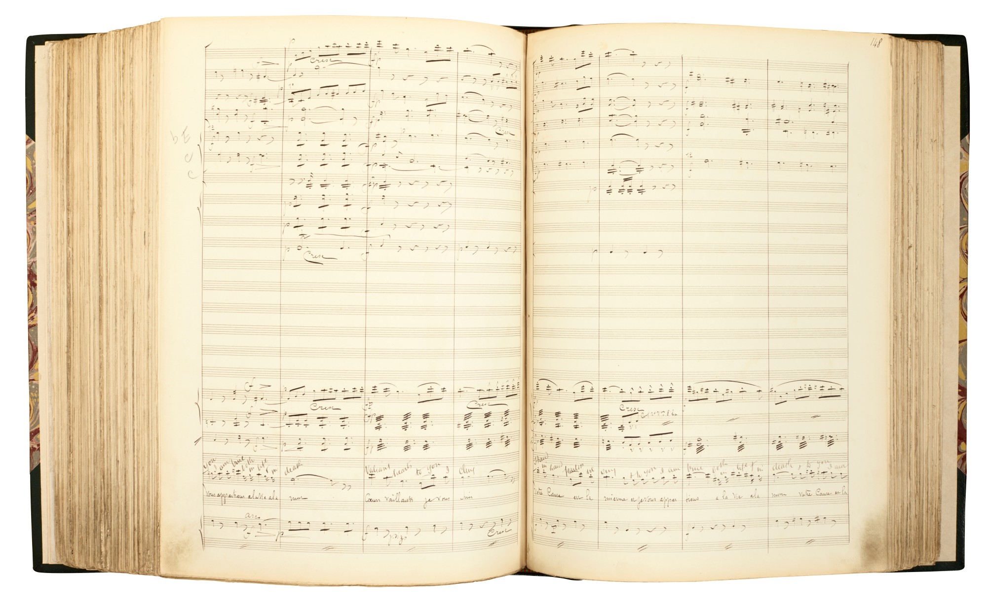 C. Gounod. Contemporary manuscript full score of the opera in four acts ...