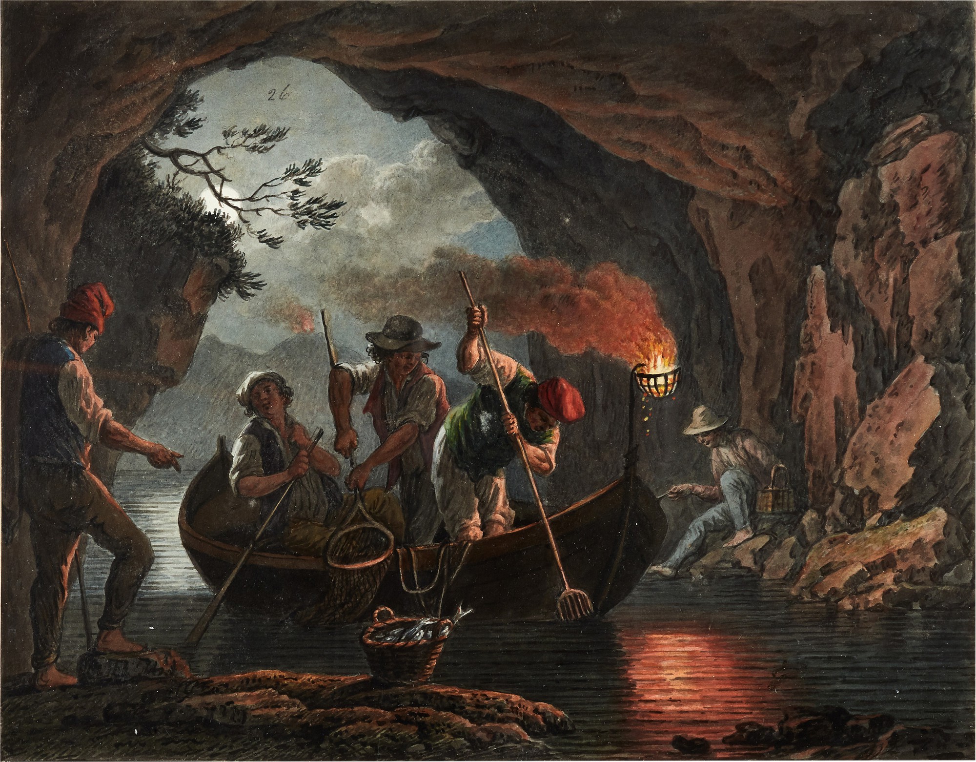 Xavier della Gatta | Costumes of Naples, 1822, album of watercolours ...