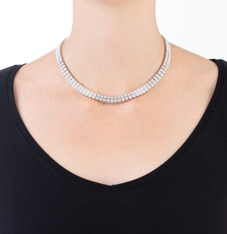 Chopard | Collier or et diamants | Diamond and gold necklace | Fine ...