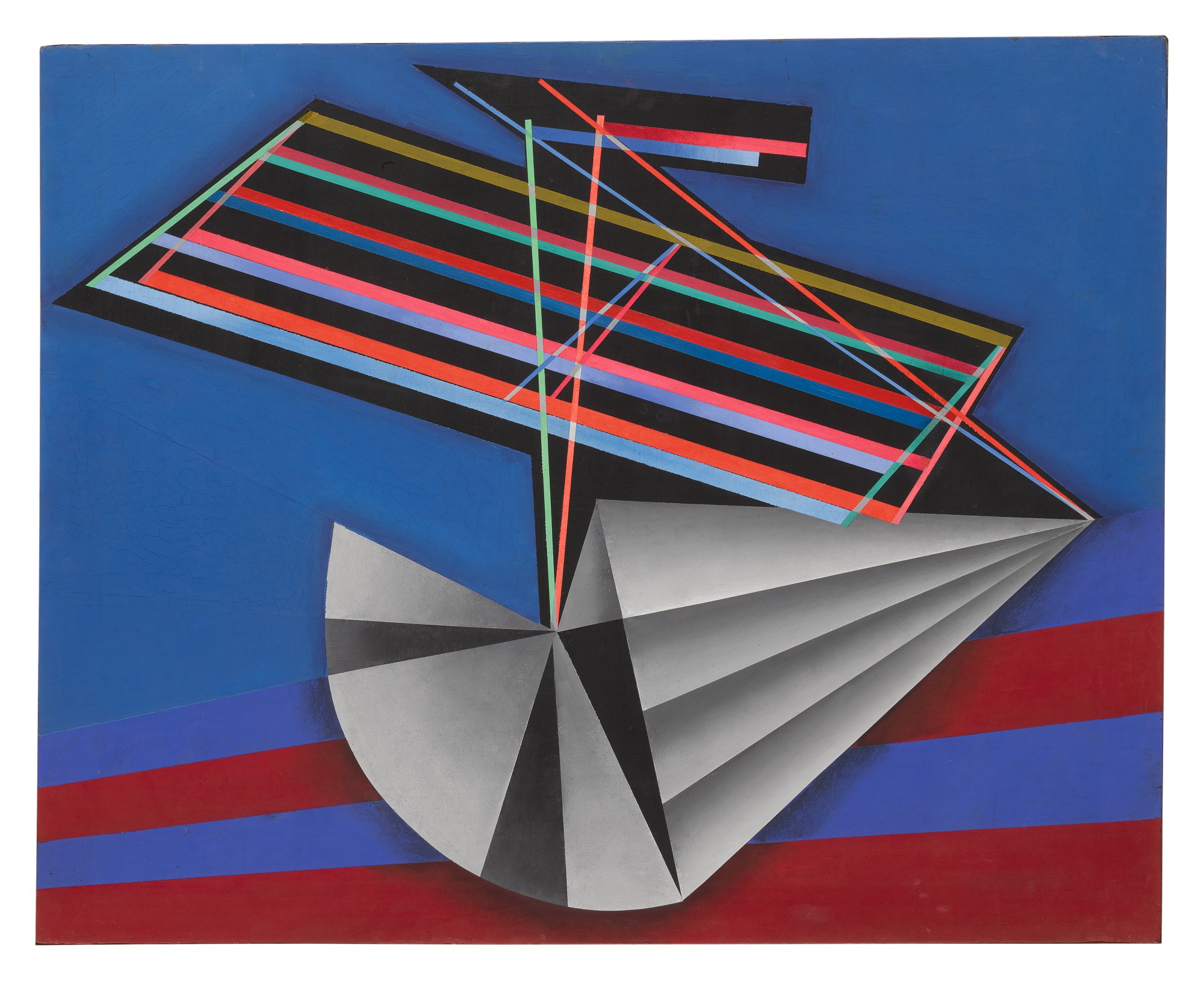 Sold Without Reserve | JACOB WEXLER | ABSTRACT COMPOSITION | Cubism and ...