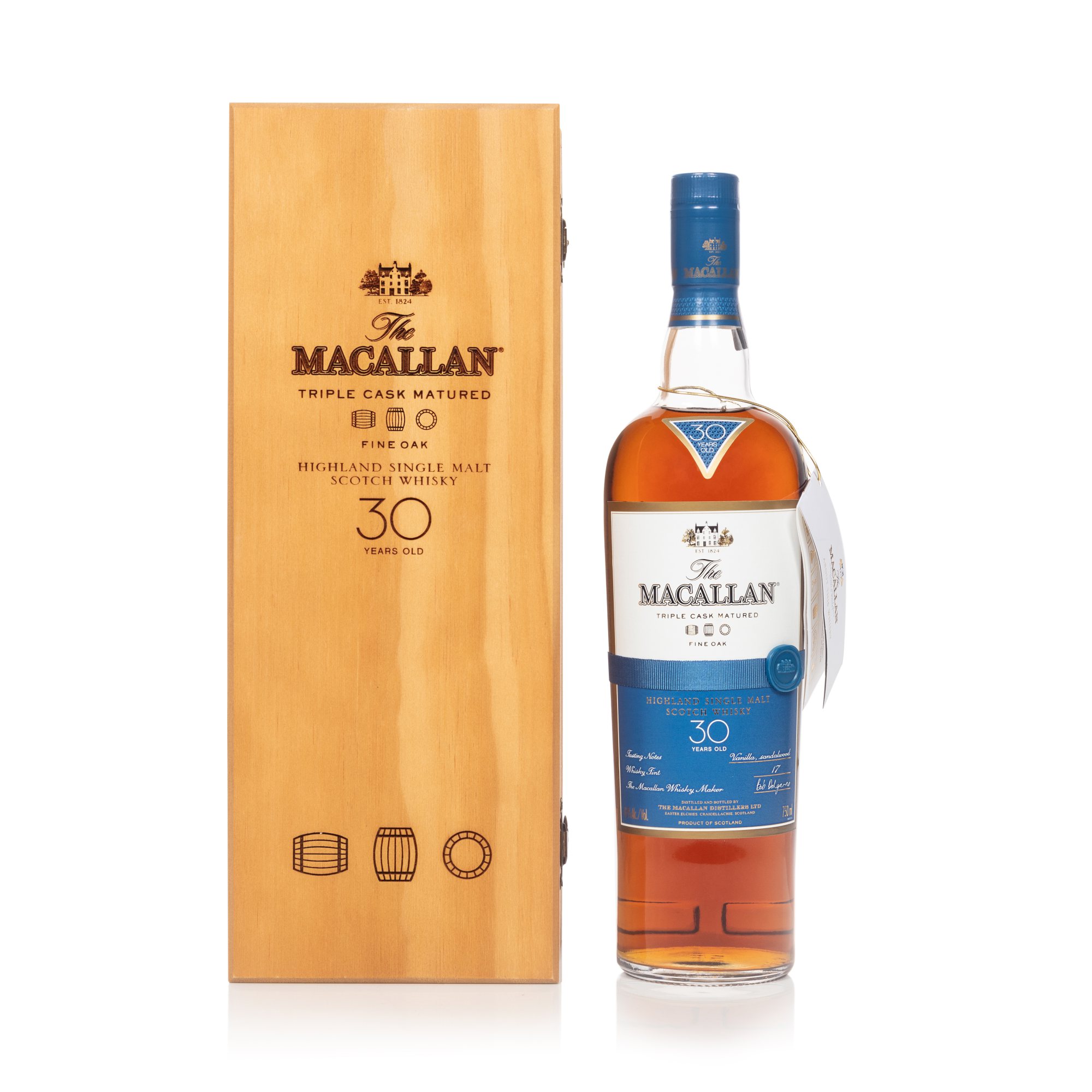 The Macallan 30 Year Old Fine Oak 43.0 abv (1 BT75) | Finest Whisky | A ...