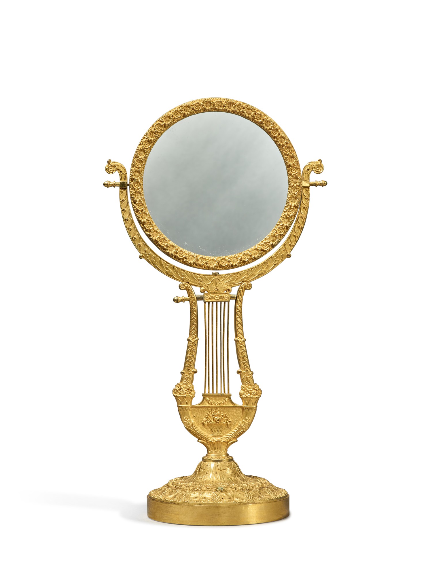 A Restauration Gilt Bronze Table Mirror, Circa 1820 | Long Island ...