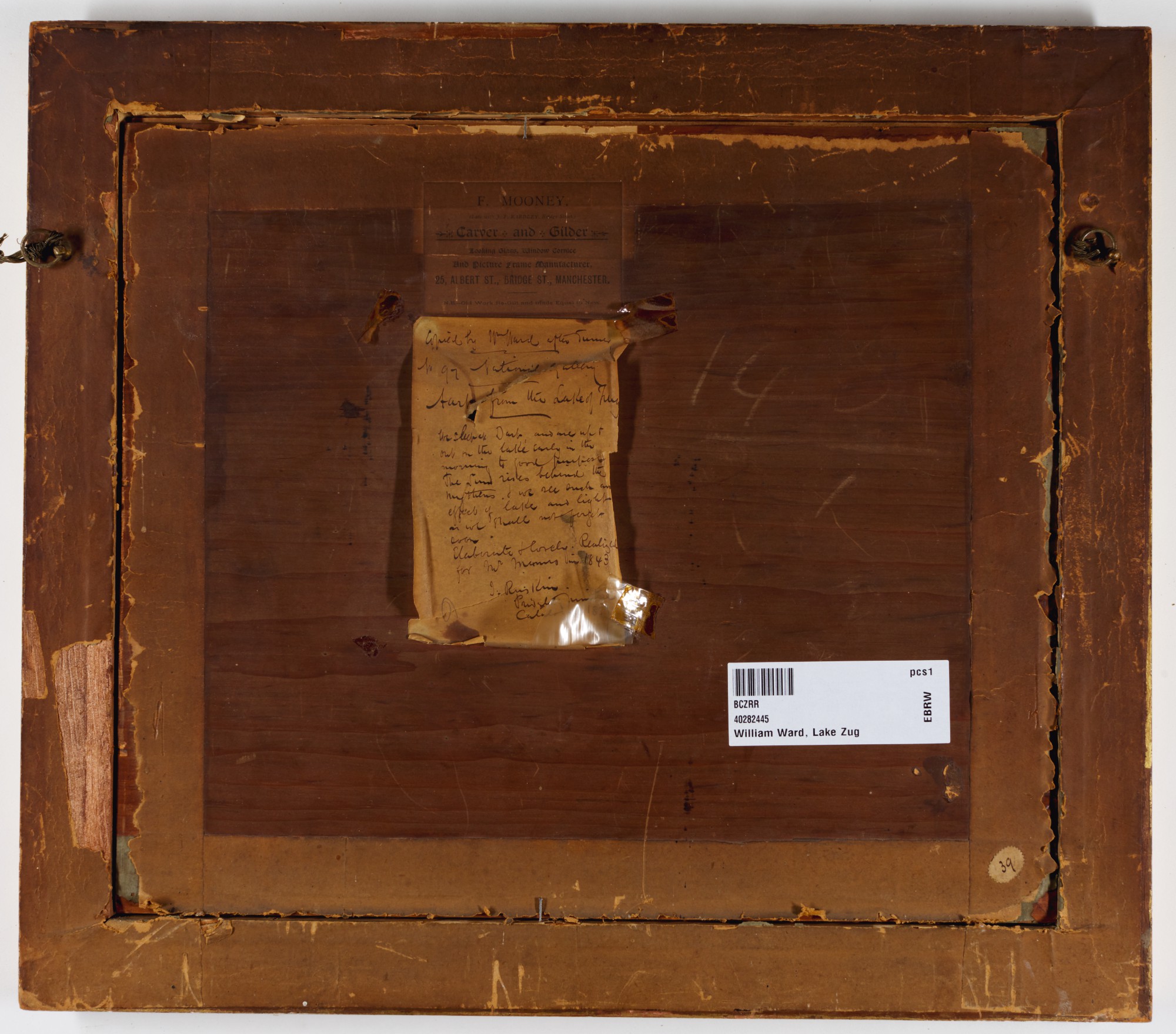 WILLIAM WARD | Arth, on the Lake of Zug, Switzerland (Early Morning ...