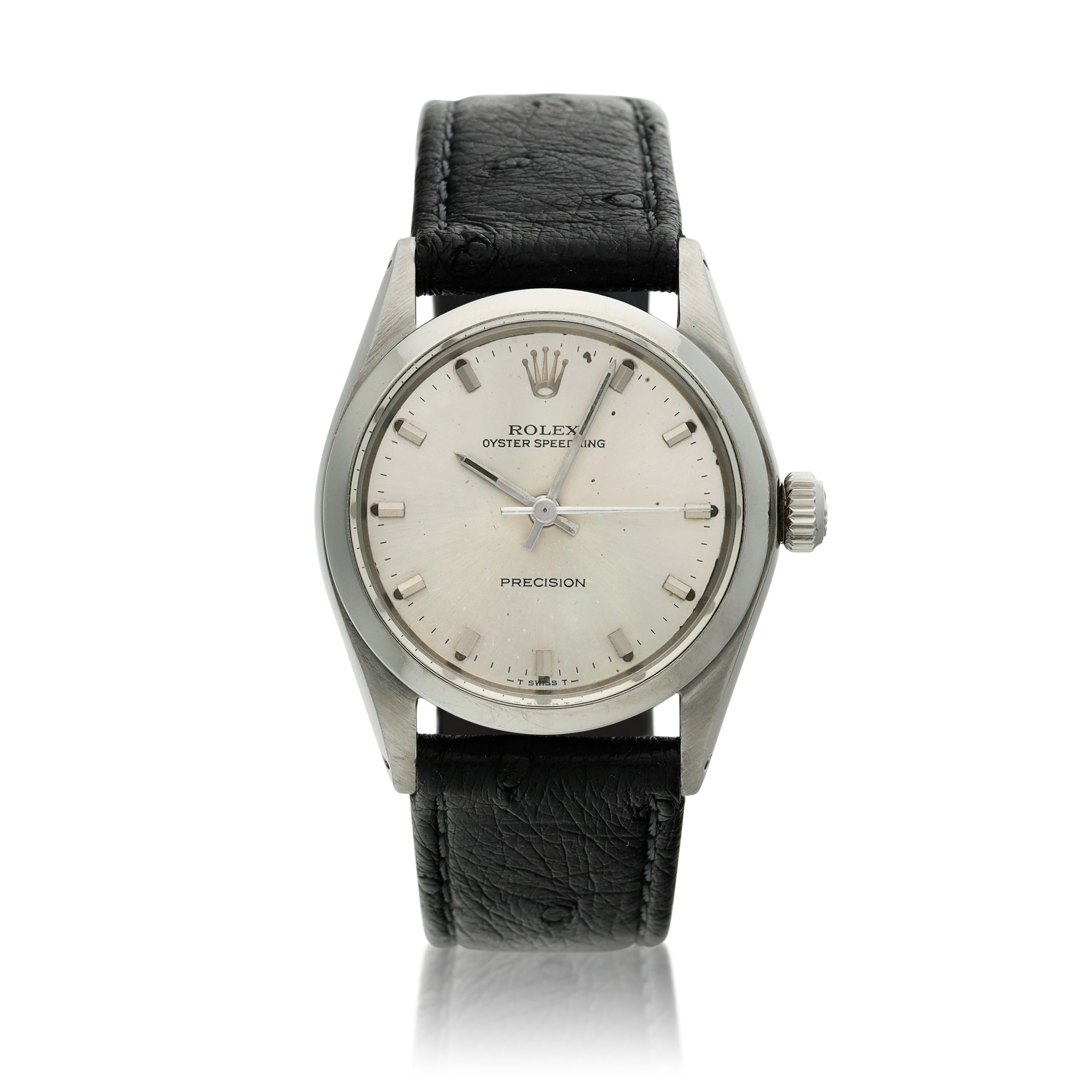 Rolex Reference 6430 Oyster SpeedKing, A stainless steel wristwatch ...