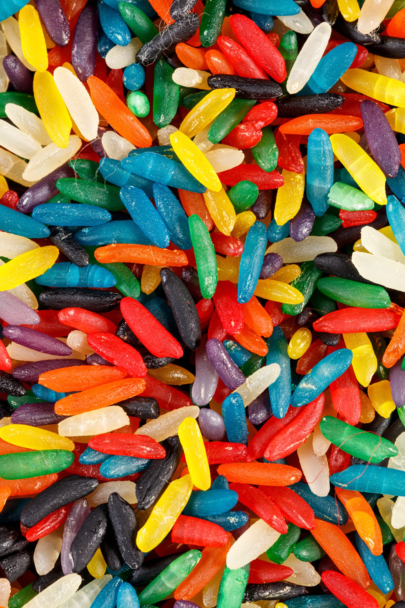 Colored Rice | Unwrapped, Part II: The Hidden World of Christo and ...