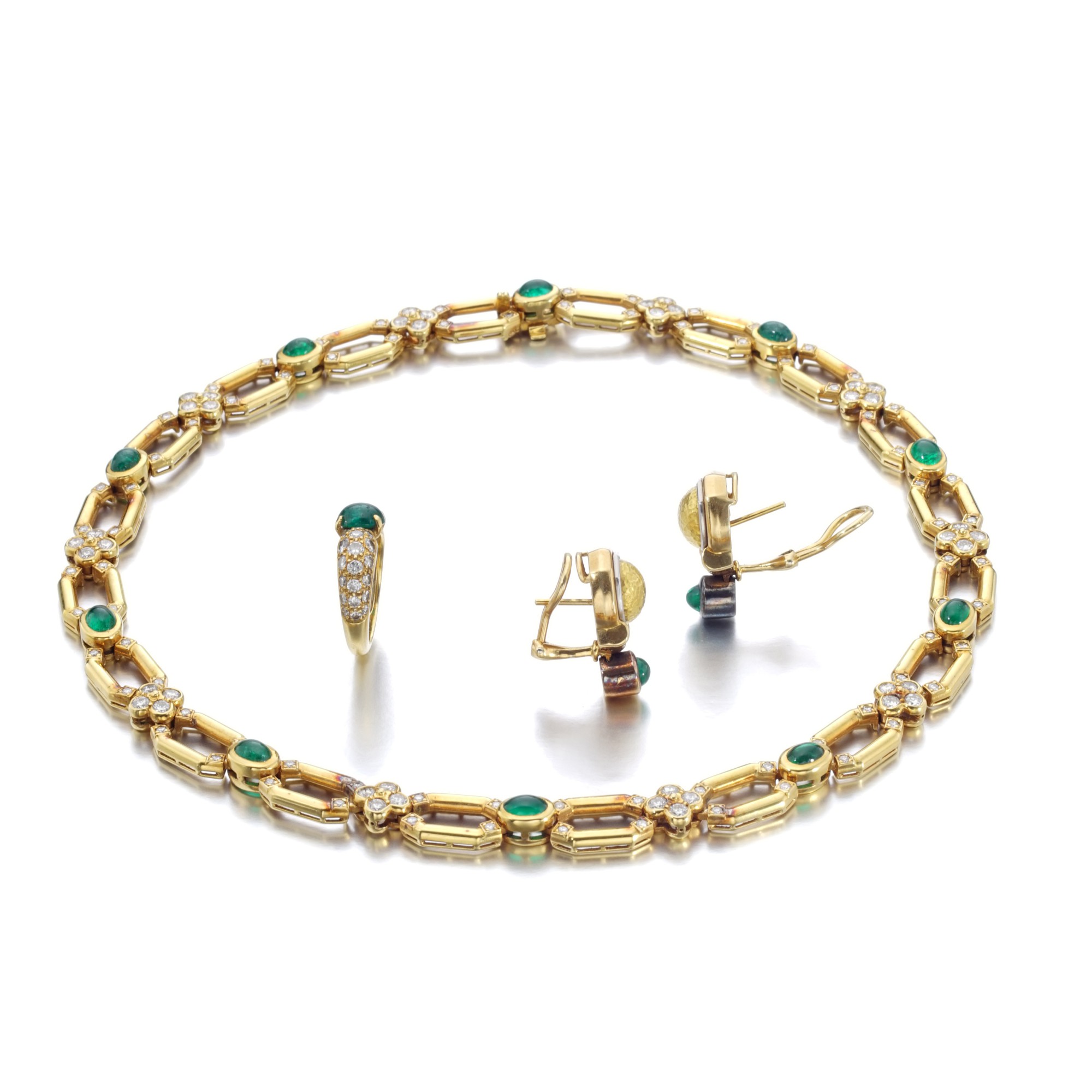 CHAUMET | GOLD, EMERALD AND DIAMOND PARURE | Fine Jewels | 2020 | Sotheby's