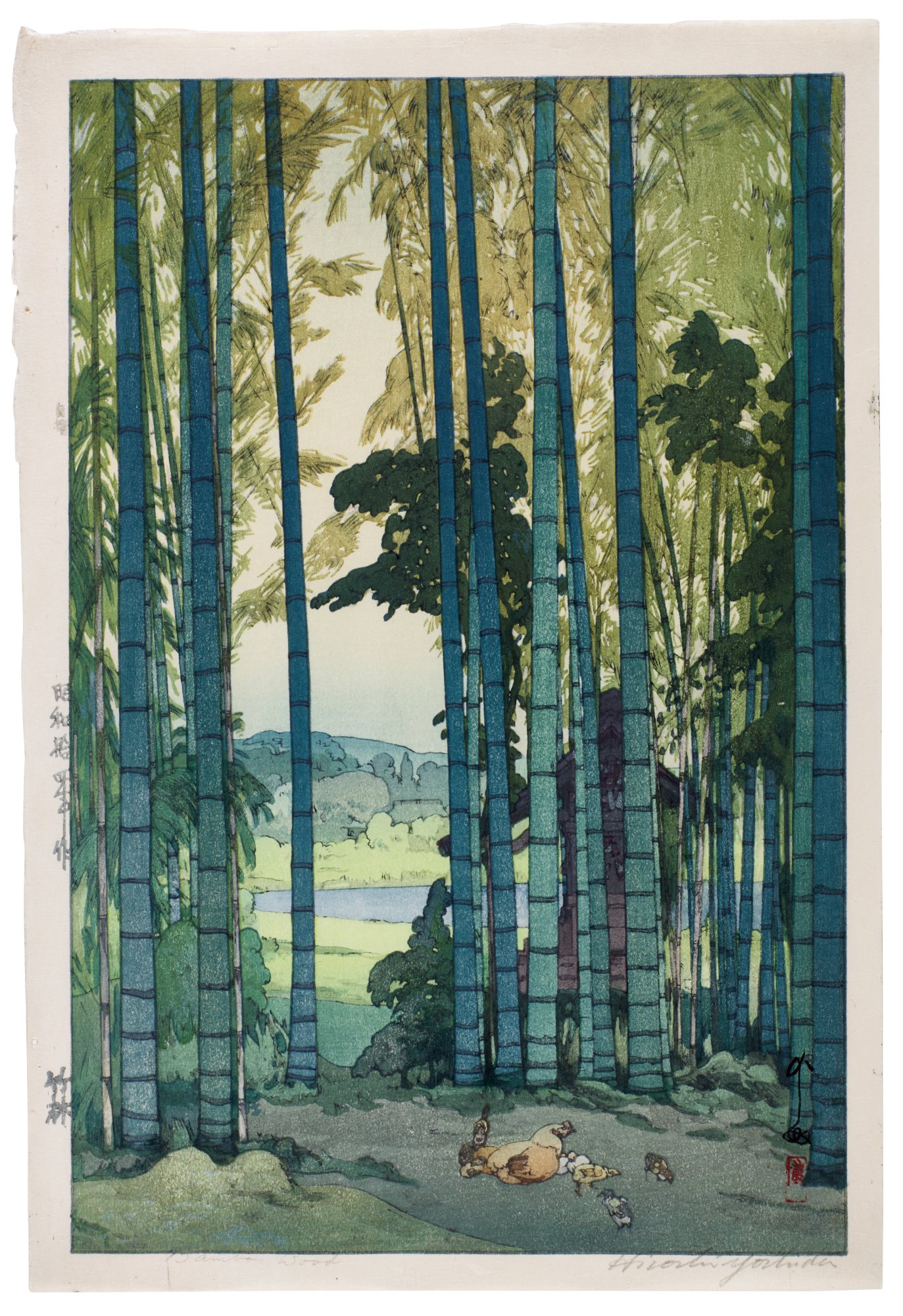 Yoshida Hiroshi (1876-1950) | Bamboo Grove (Chikurin) | Showa period, 20th century | Landscape ...