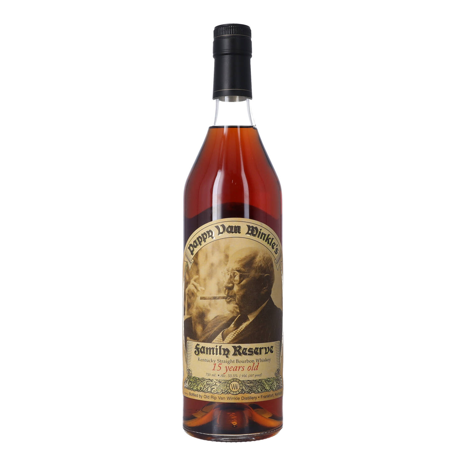 Pappy Van Winkle's 15 Year Old Family Reserve 107 proof NV (1 BT75 ...