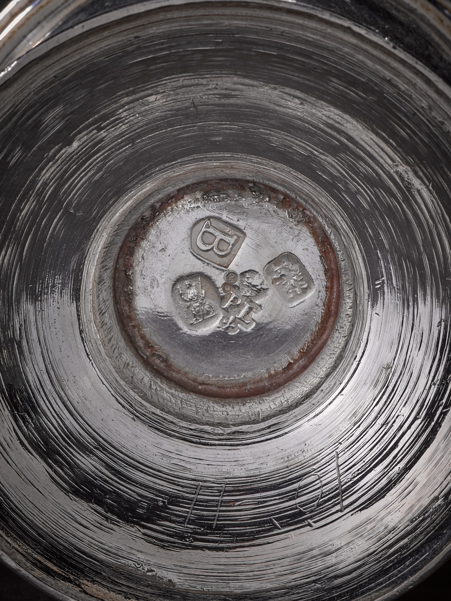 Royal: A pair of George I Britannia standard silver casters, Pierre ...