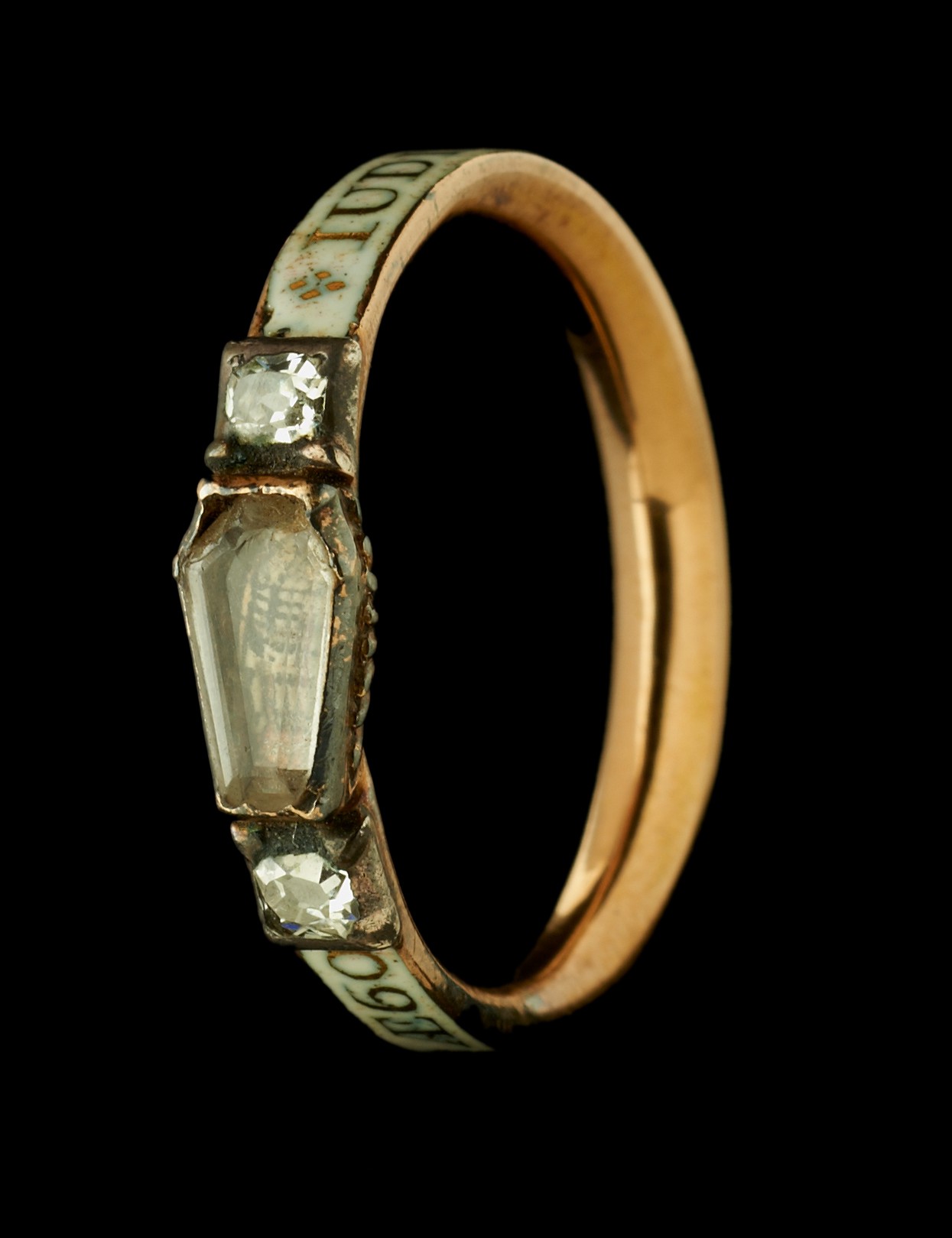 English, dated 1724 | Mourning Ring with a Skeleton | Small Wonders ...