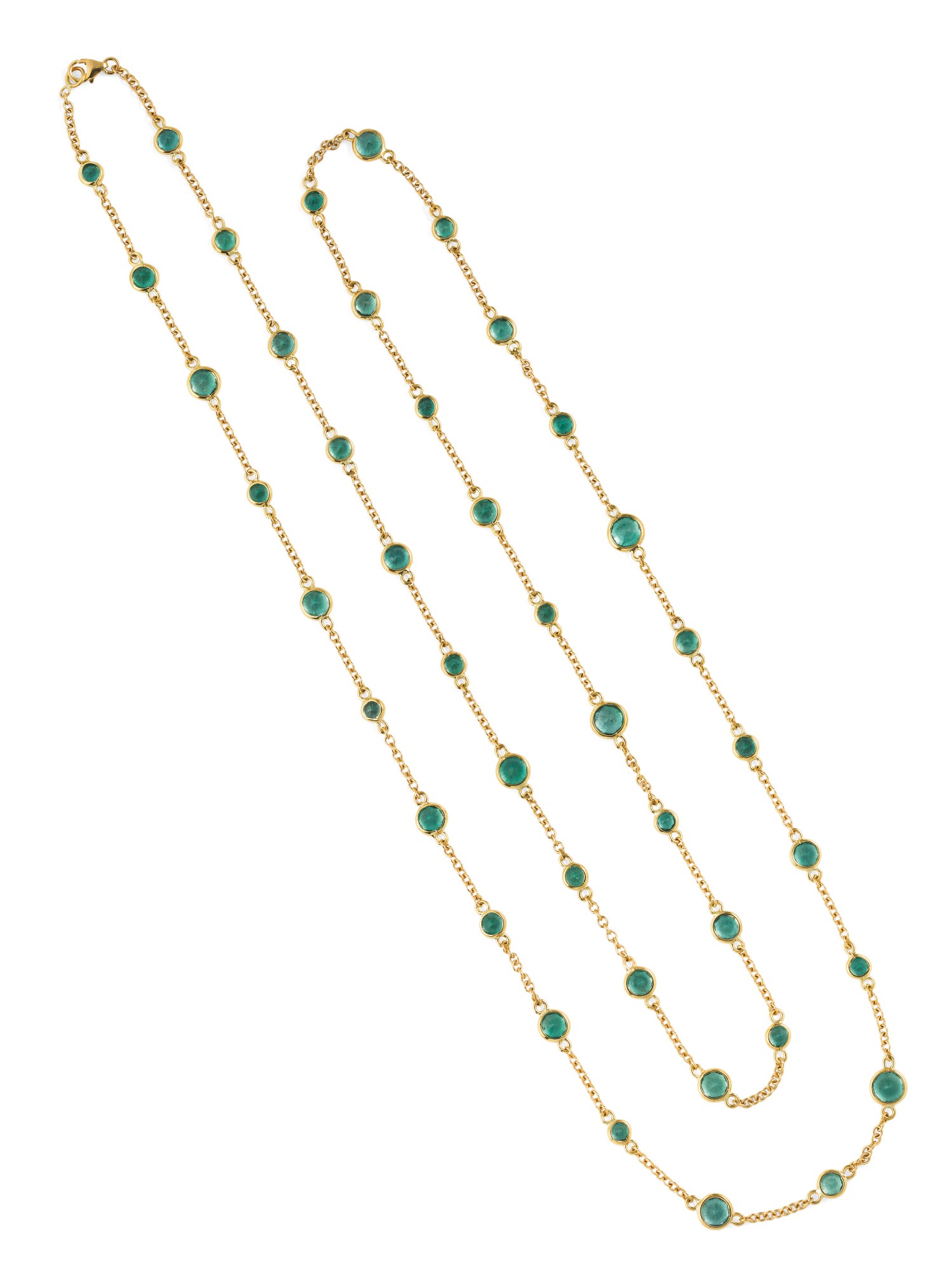 Emerald necklace [Collier émeraudes] | Jewels and Watches Online | 2019 ...