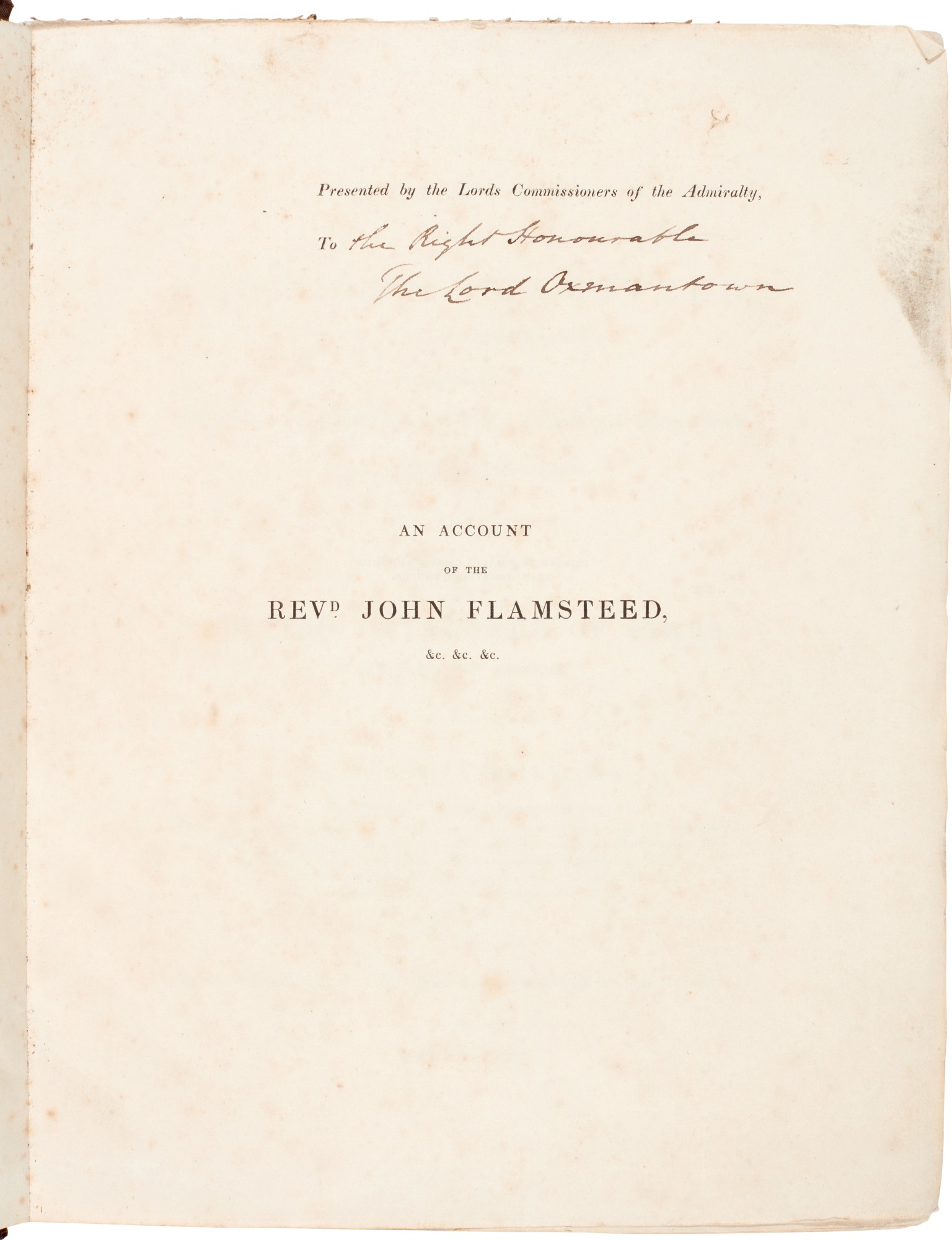 John Flamsteed | Two works, 1795-1835 | Travel, Photographs, Maps and ...
