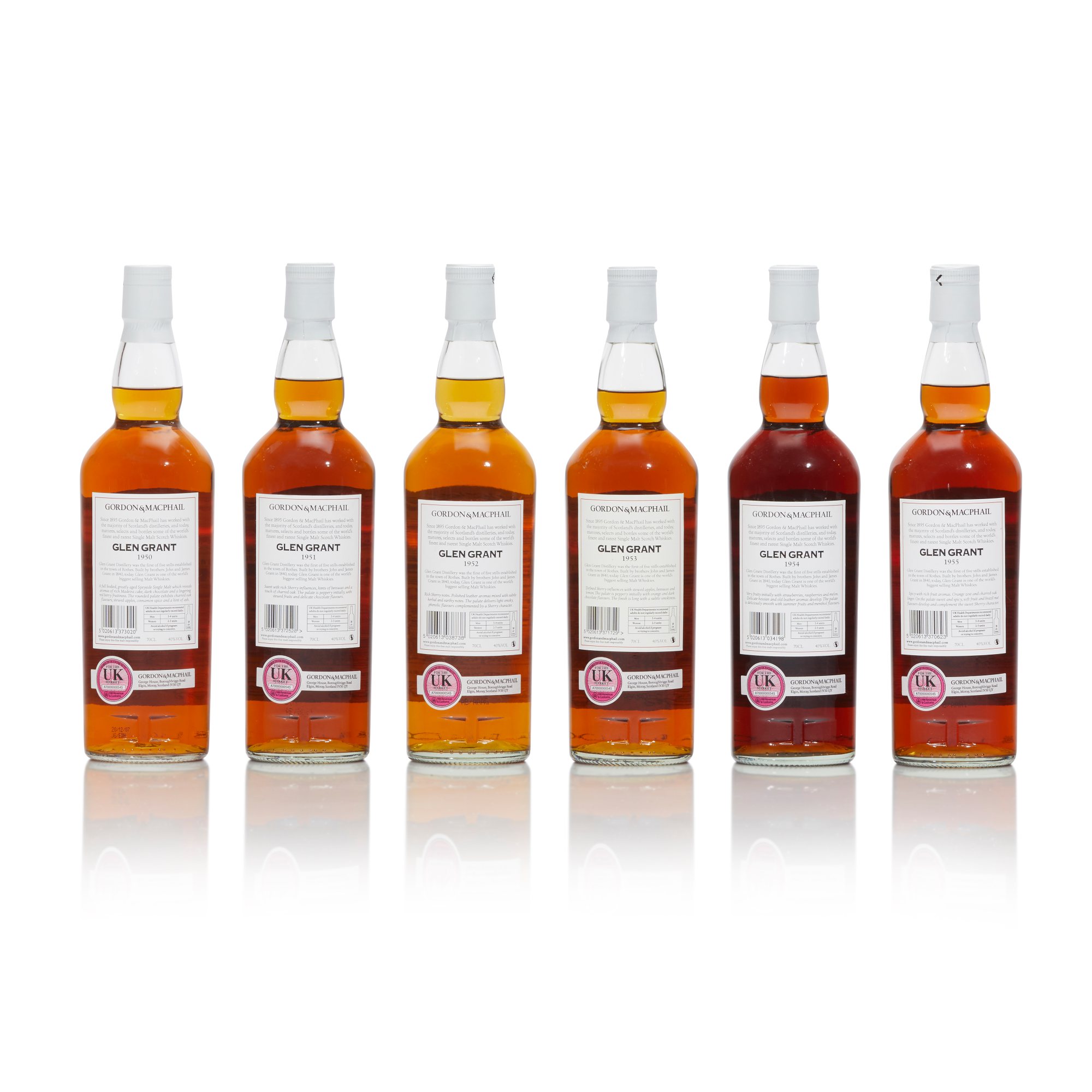Glen Grant Gordon & MacPhail Collection 1950-1955 (6 BT70) | The ...