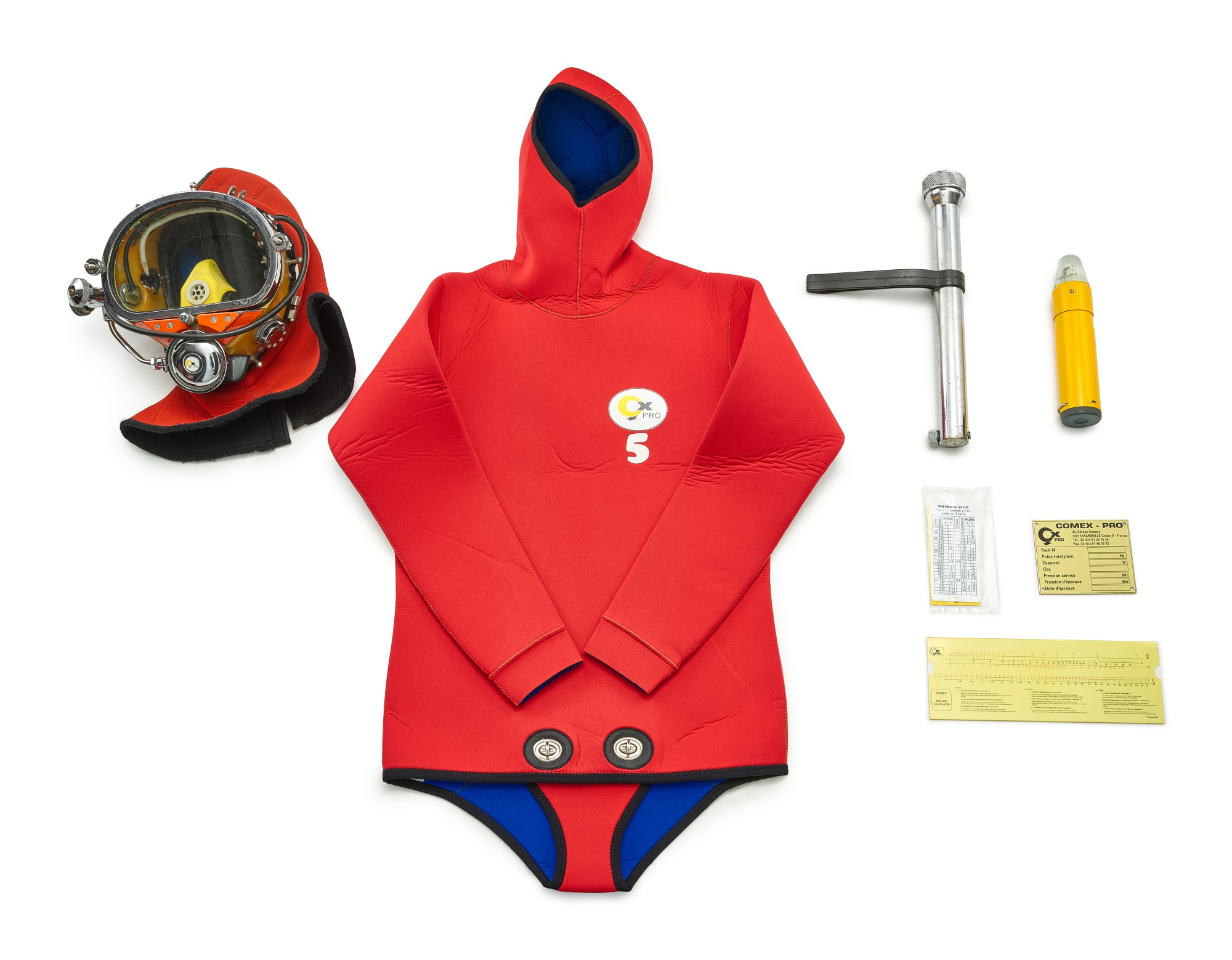 COMEX | A VERY RARE SET OF DEEPSEA DIVING EQUIPMENT, CONSISTS OF A ...
