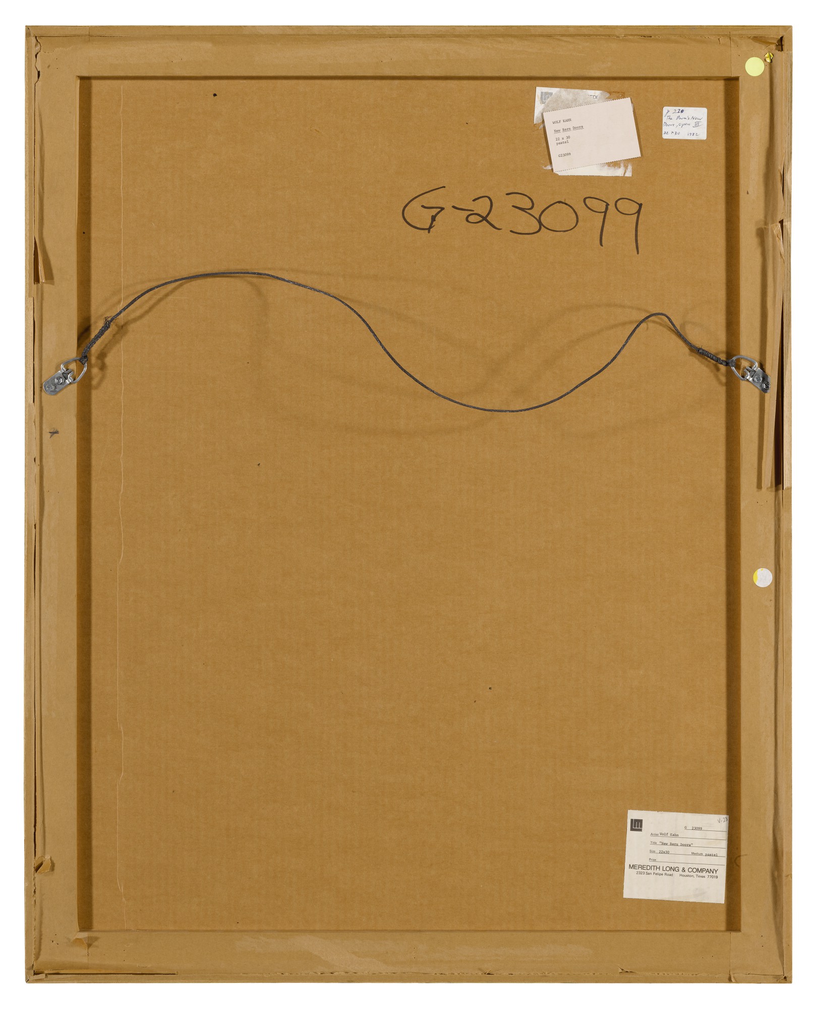 WOLF KAHN | THE BARN'S NEW DOORS, OPEN III | American Art | 2020 ...