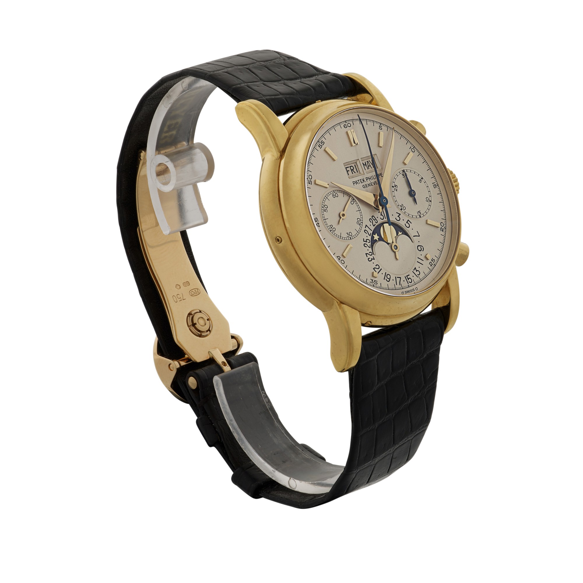 '4th Series', Ref. 2499/100, Yellow gold perpetual calendar chronograph ...