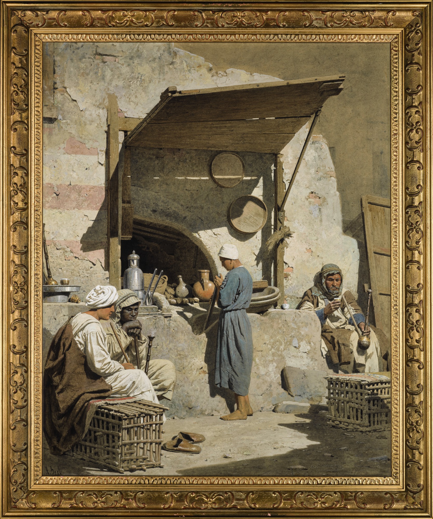 The Coffee Shop | The Orientalist Sale including Works from the Najd ...