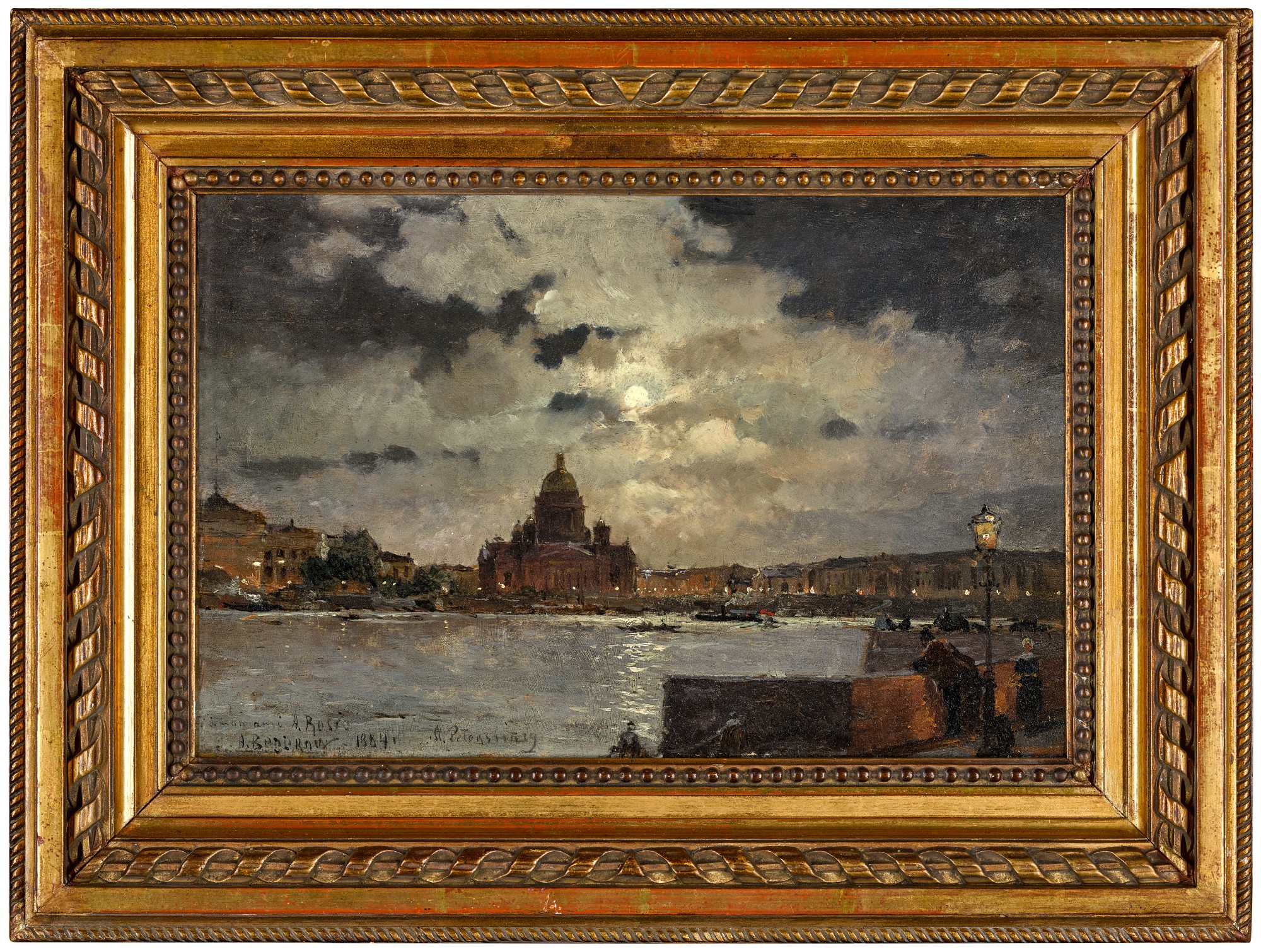 ALEXANDER KARLOVICH BEGGROV | A VIEW OF ST PETERSBURG FROM THE ...