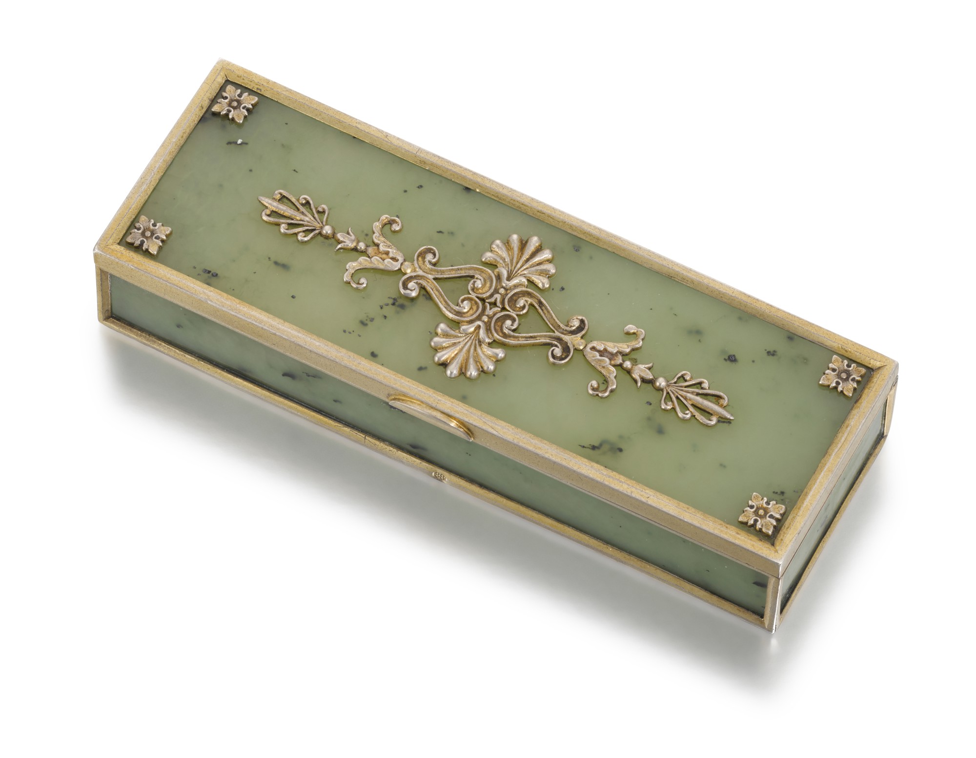 A Fabergé silver-gilt nephrite box, Moscow, 1899-1908 | Russian Works ...