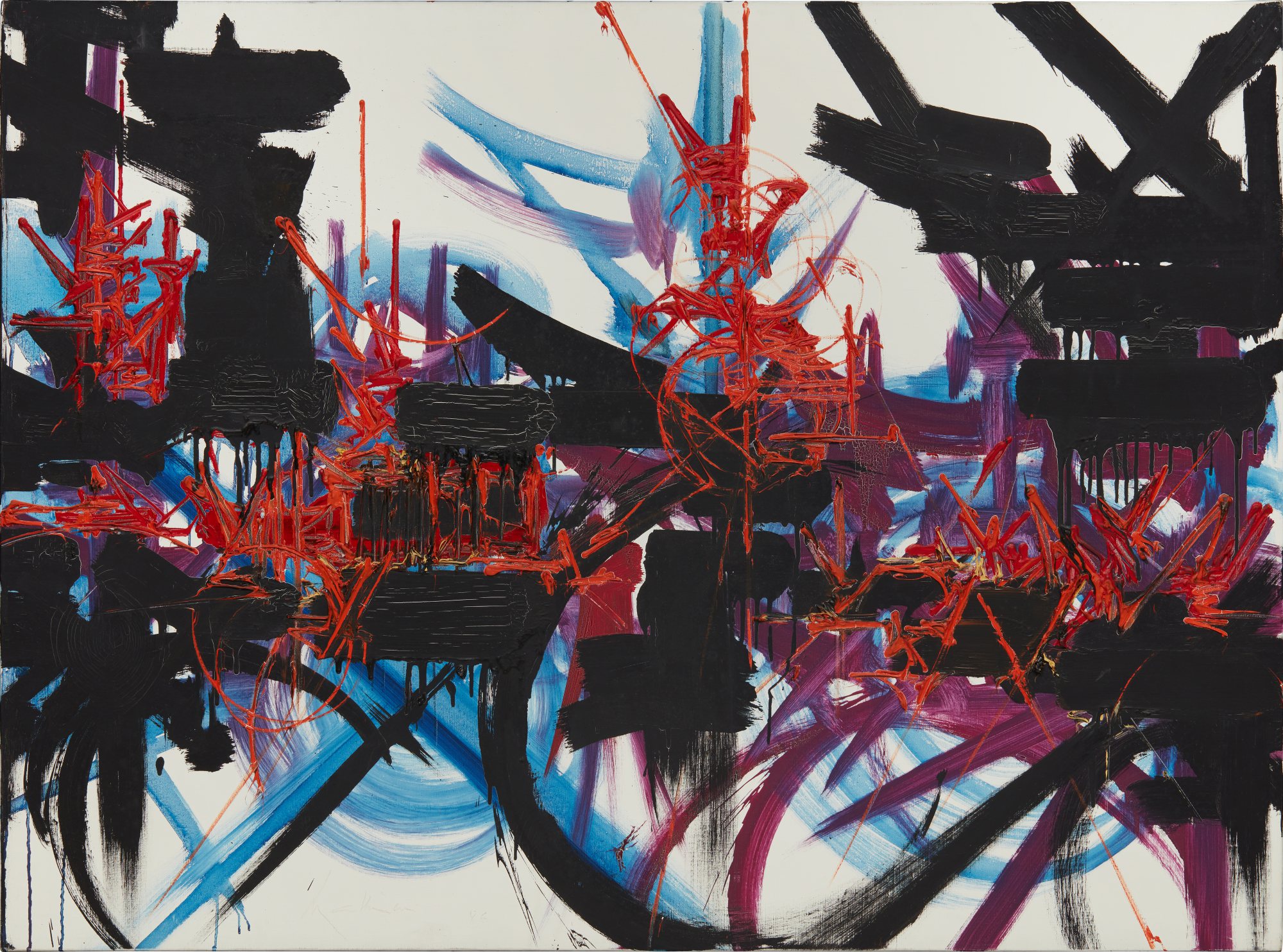 Georges Mathieu 喬治・馬修 | Valse Bleue 藍色華爾茲 | Modern & Contemporary ...