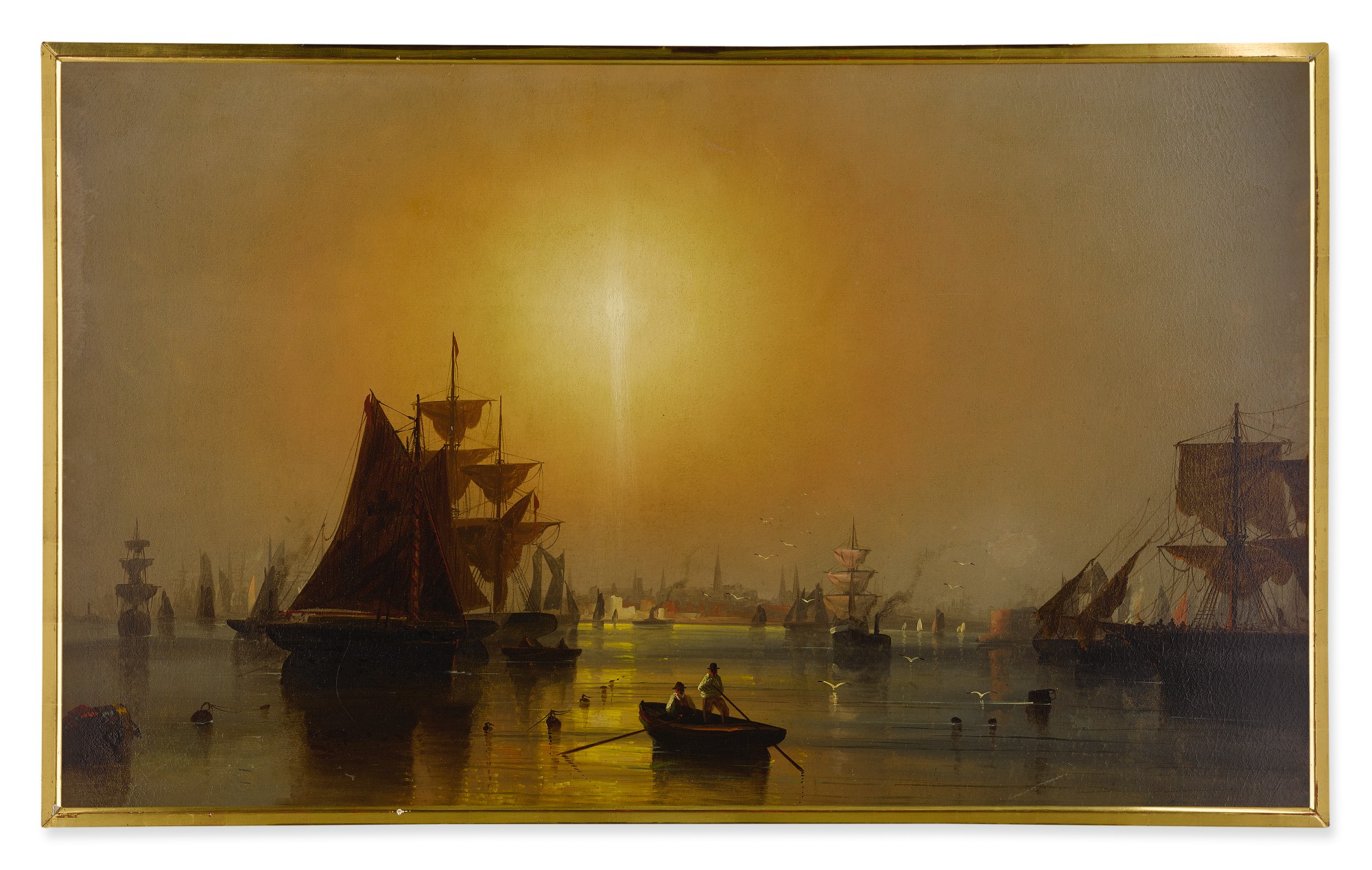 WILLIAM WILSON COWELL | NEW YORK HARBOR, GOVERNOR'S ISLAND | American ...