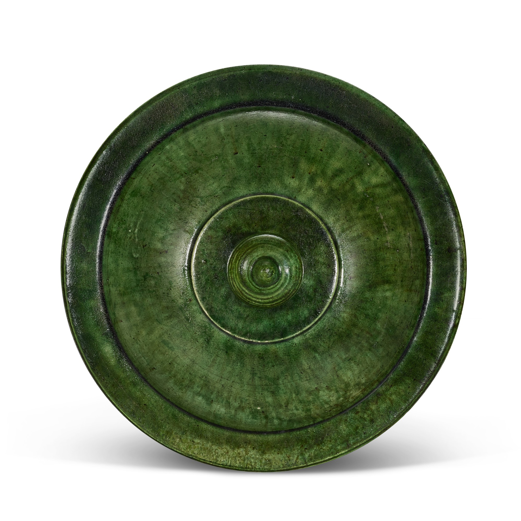 A green-glazed tripod food vessel and cover, lian Tang dynasty | 唐 ...