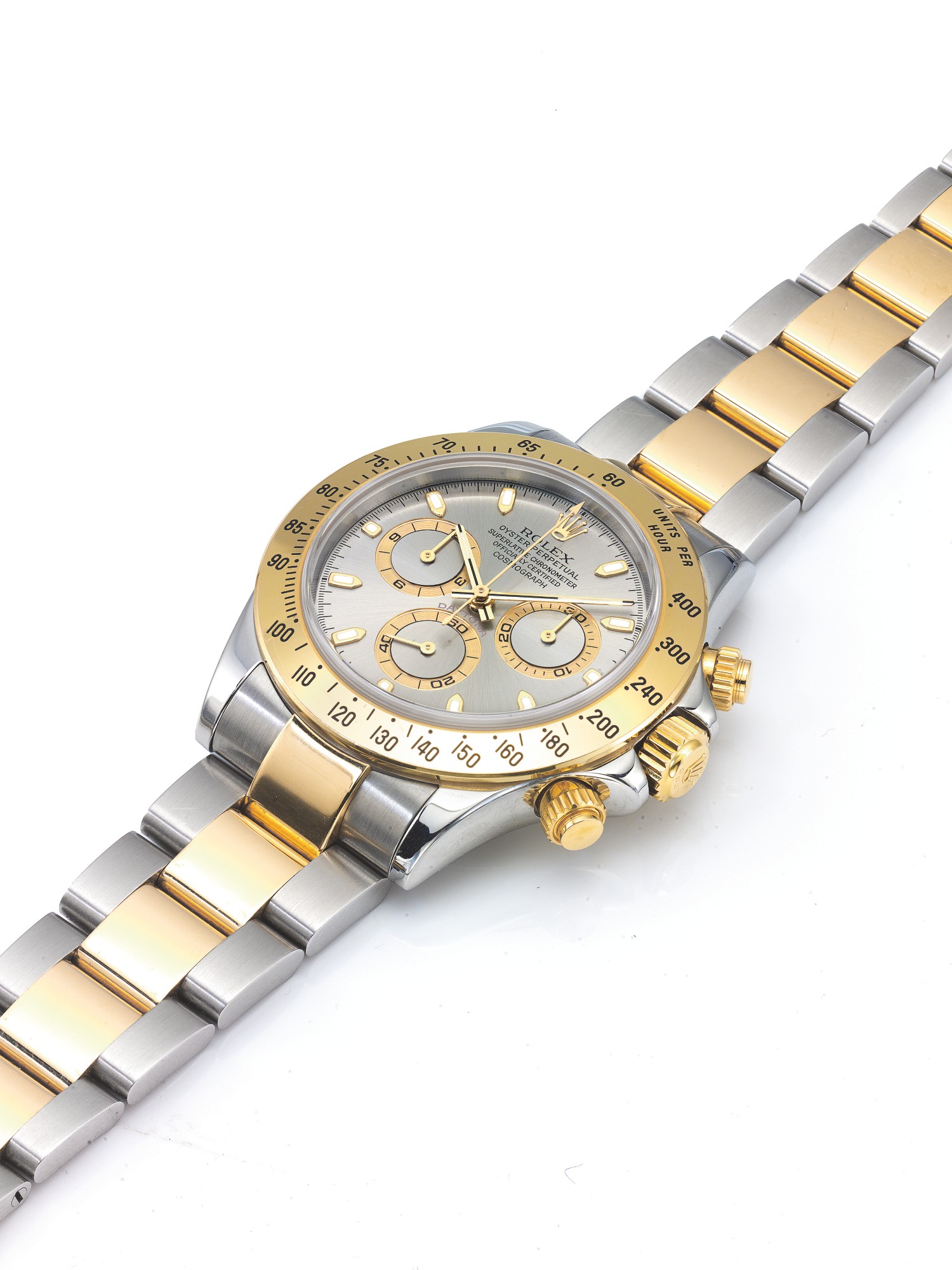 ROLEX | REF 116523 DAYTONA, A STAINLESS STEEL AND YELLOW GOLD AUTOMATIC ...