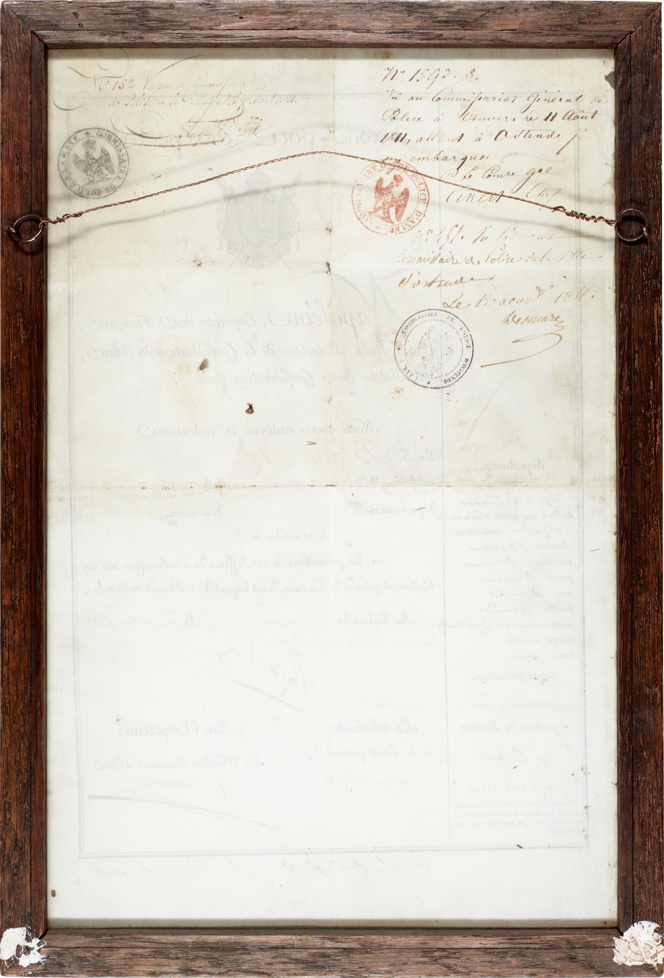 Napoleon I | document signed, passport for Robert Bland, 1811 ...