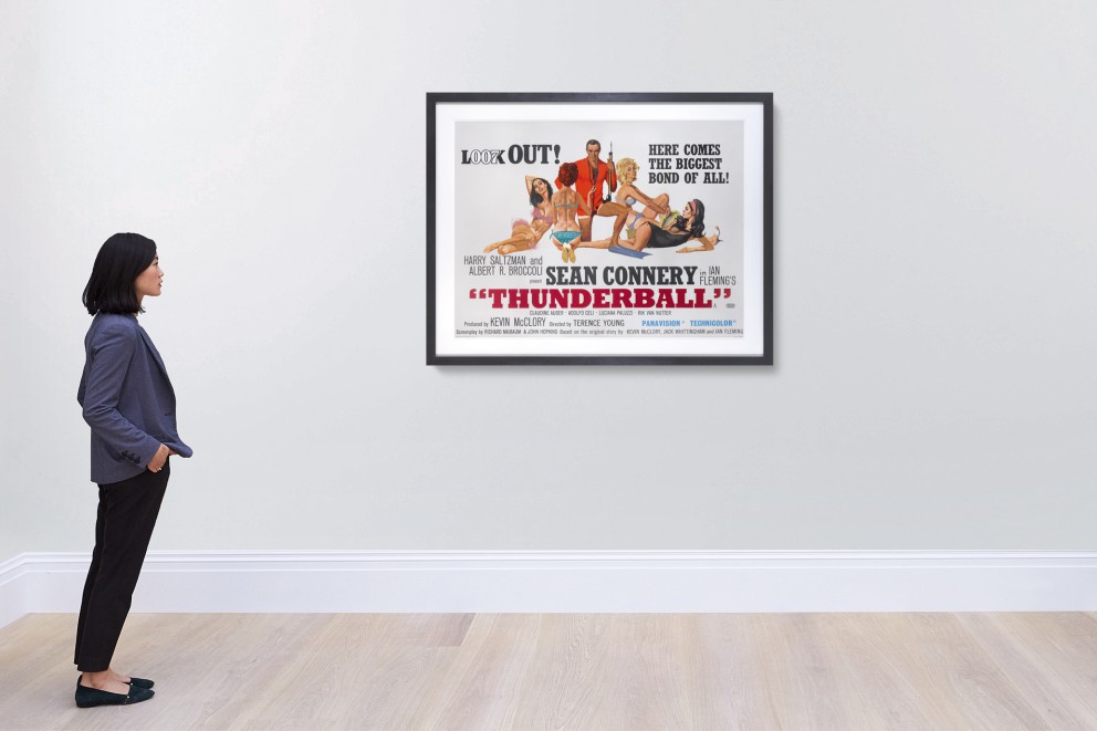 THUNDERBALL (1965) POSTER, BRITISH | James Bond Film Posters | 2020 | Sotheby's