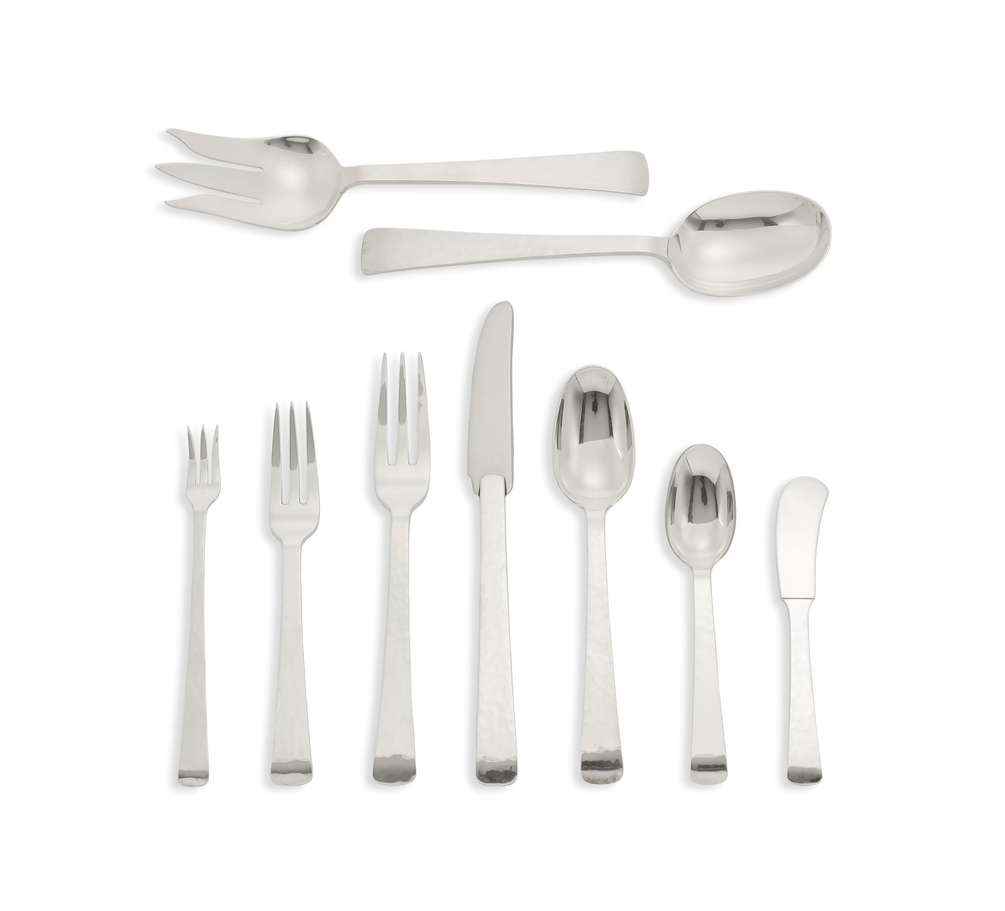 AN AMERICAN SILVER MESA PATTERN FLATWARE SERVICE, PORTER BLANCHARD ...