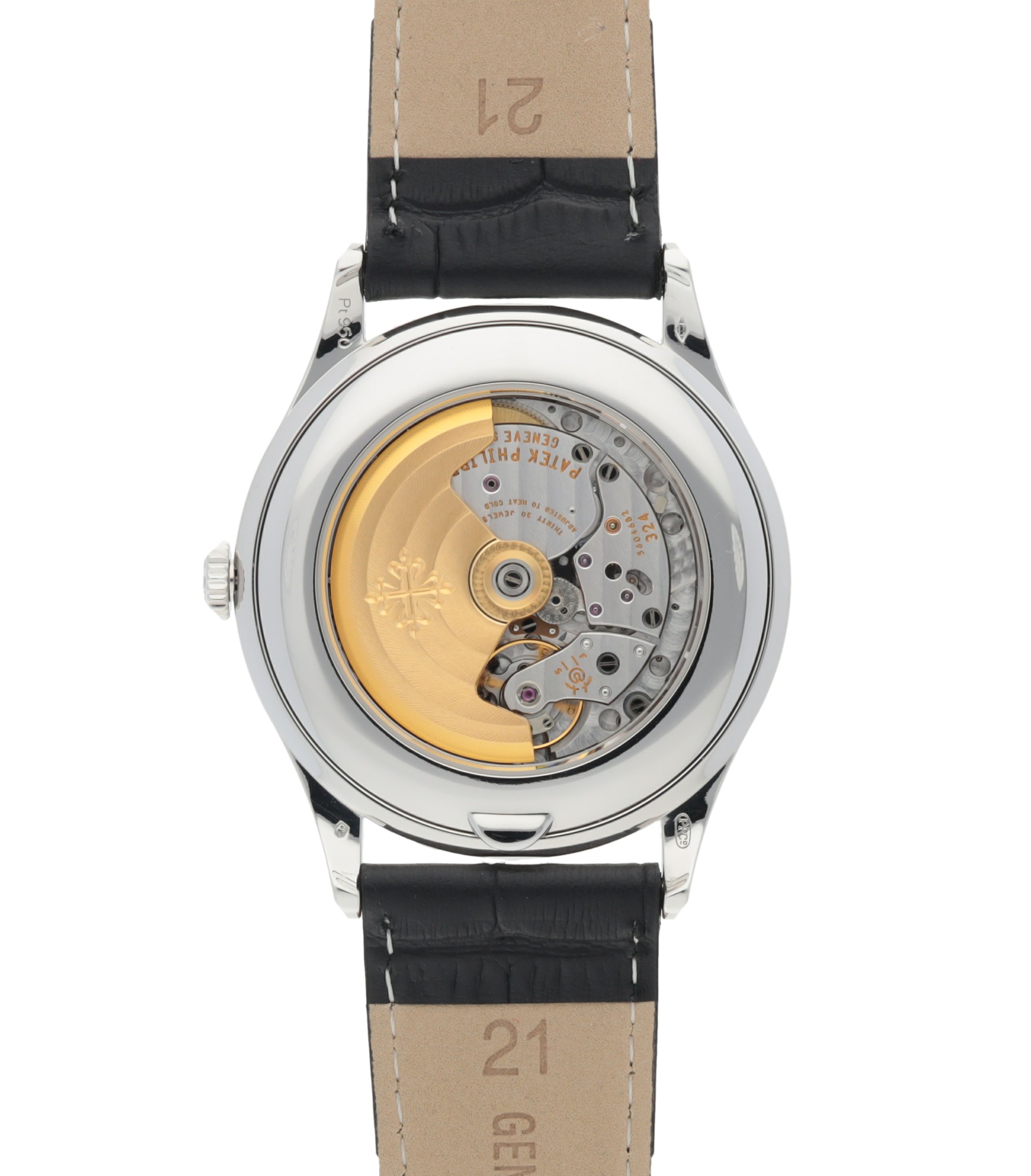 PATEK PHILIPPE | REF 5496 PLATINUM PERPETUAL CALENDAR WRISTWATCH WITH ...