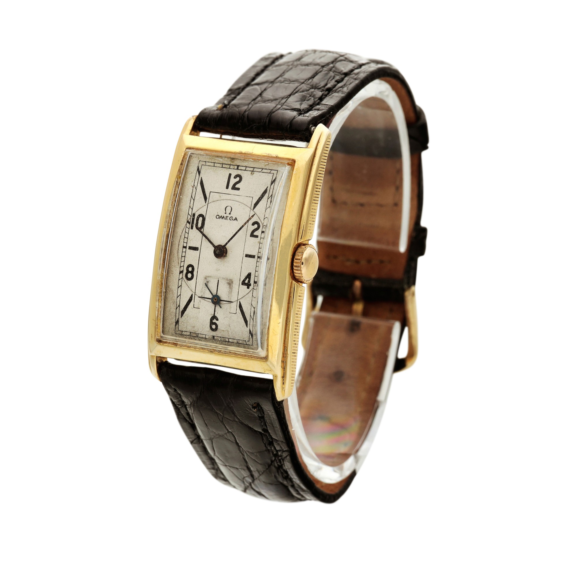 A yellow gold rectangular wristwatch, Circa 1940 | Fine Watches | 2022 ...