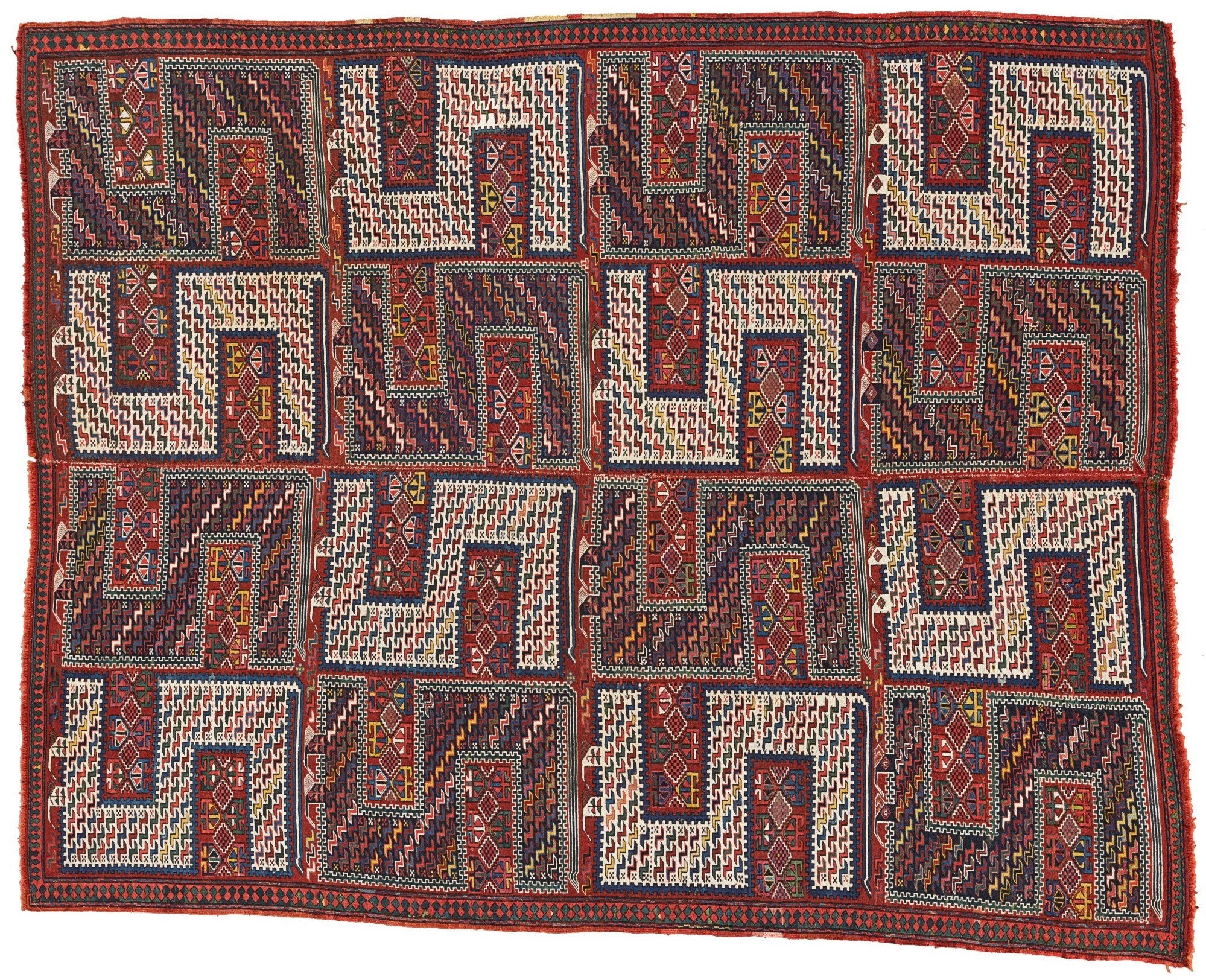 A CAUCASIAN ZILEH | A Passion for Collecting: The Rugs and Carpets of a ...