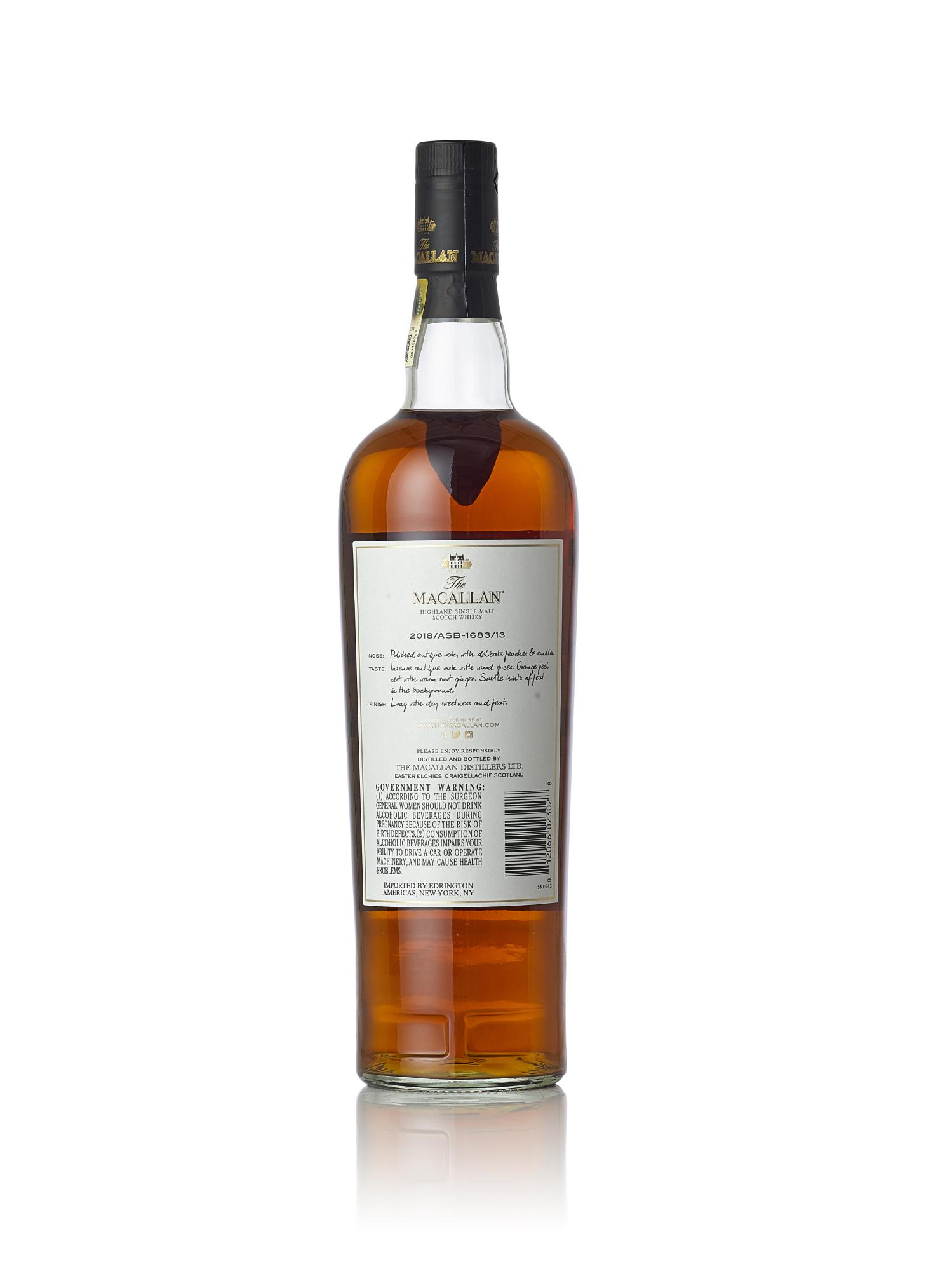 The Macallan Exceptional Single Cask 2018/ASB-1683/13 53.4 abv 1950 (1 ...