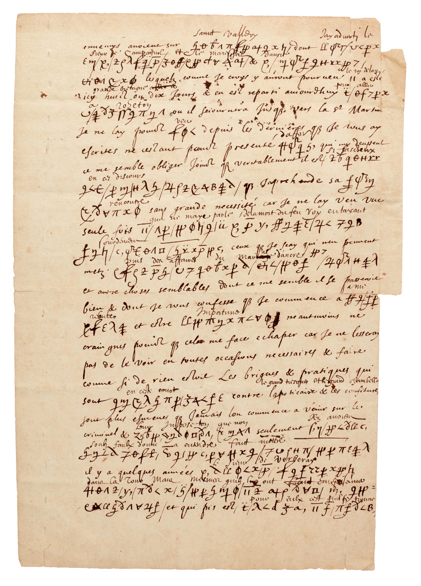 Eight military and diplomatic documents, mainly French and Italian ...