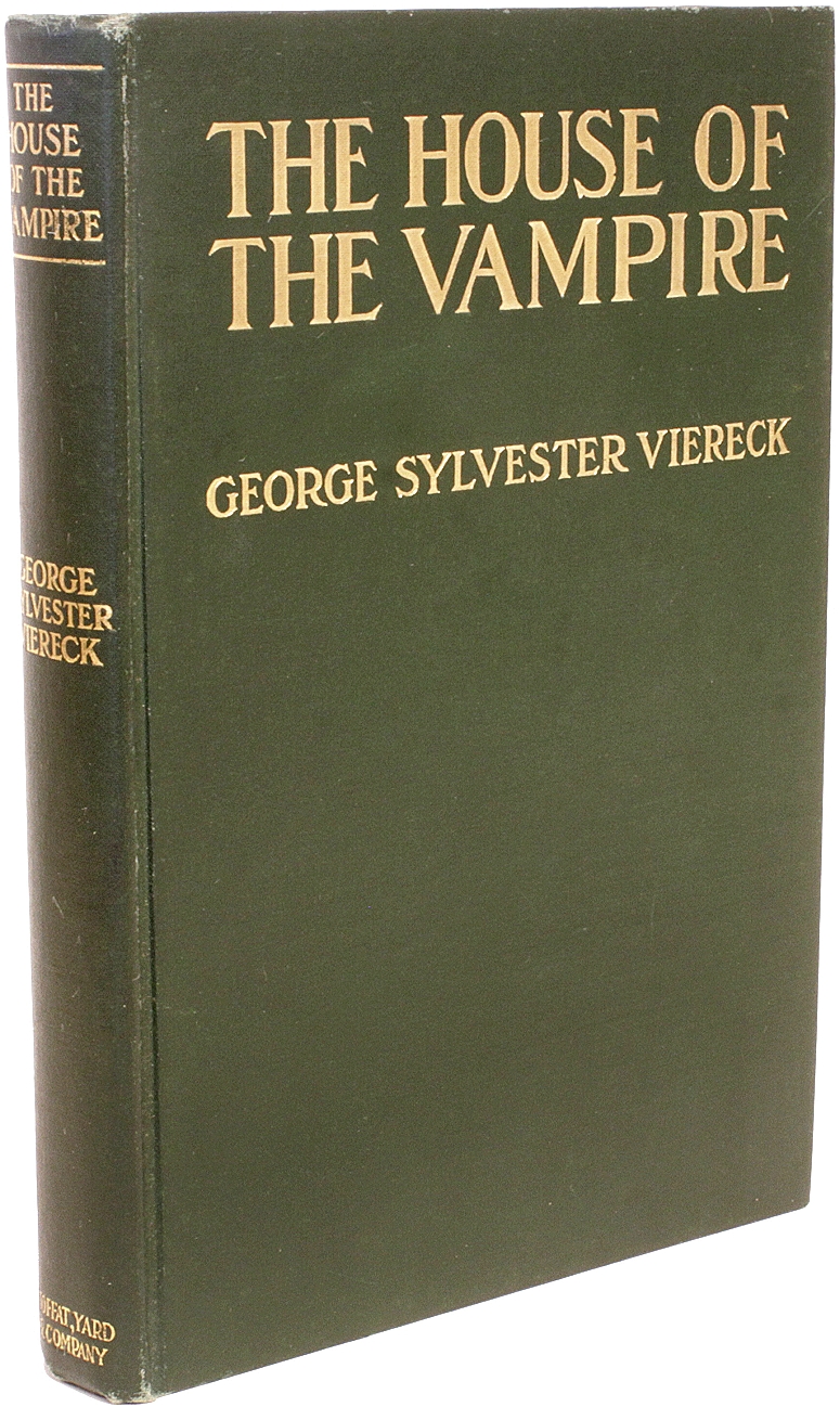 George Sylvester Viereck Vintage The House Of The Vampire First Edition ...