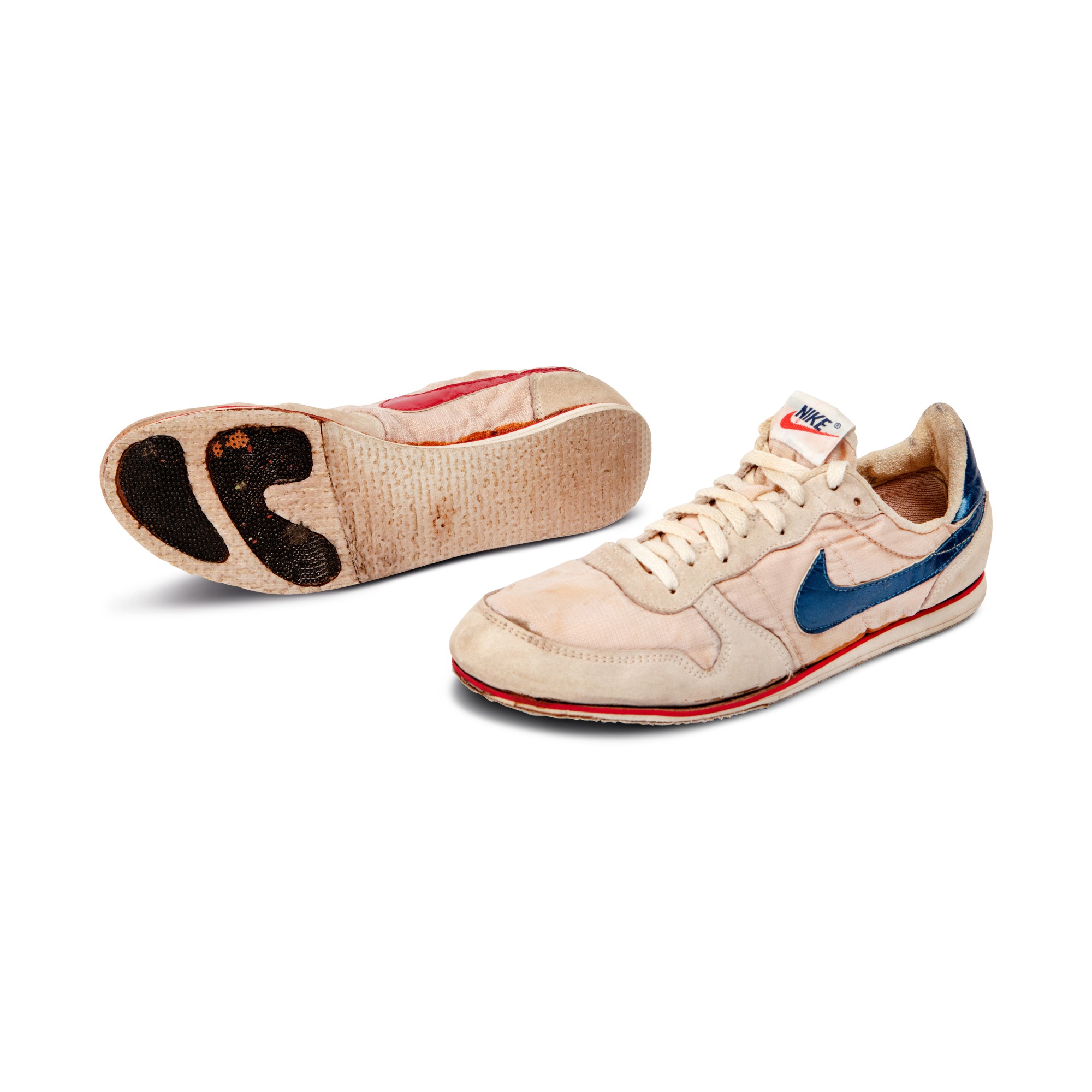 Bill Bowerman (Nike Co-Founder) Lab Metal Sandpaper Track Shoes Nike ...