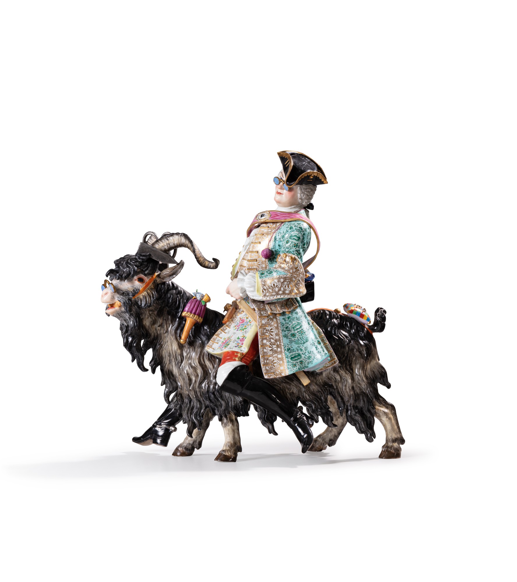 A Dresden porcelain figure of Count Bruhl’s tailor, late 19th century ...