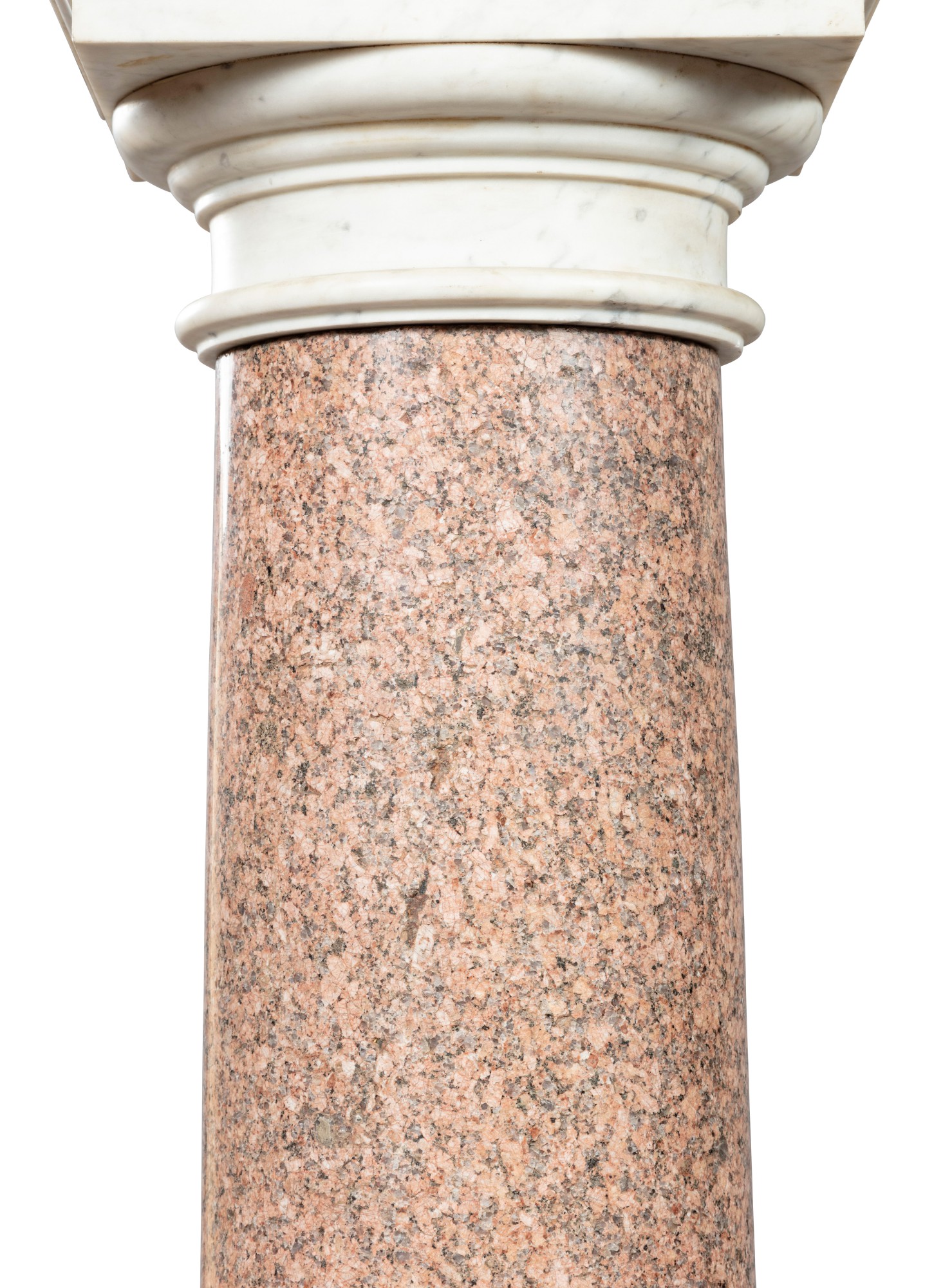 A pair of pink granite columns, 18th century | Paire de colonnes en ...