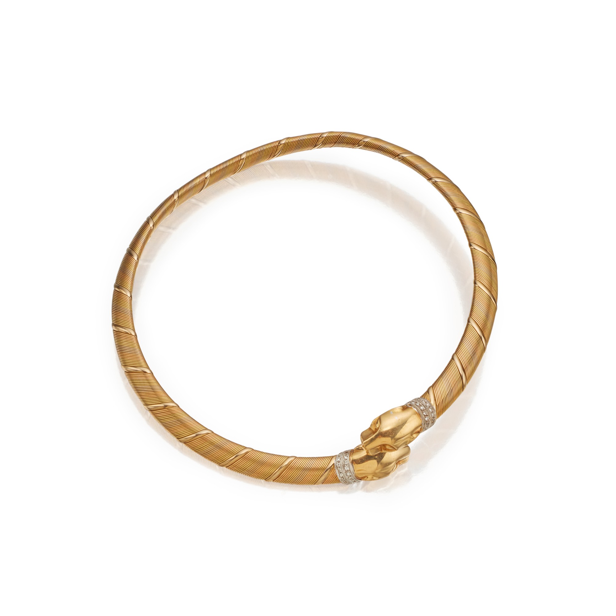 Cartier | Three-Color Gold and Diamond Choker | Fine Jewels | 2020 ...