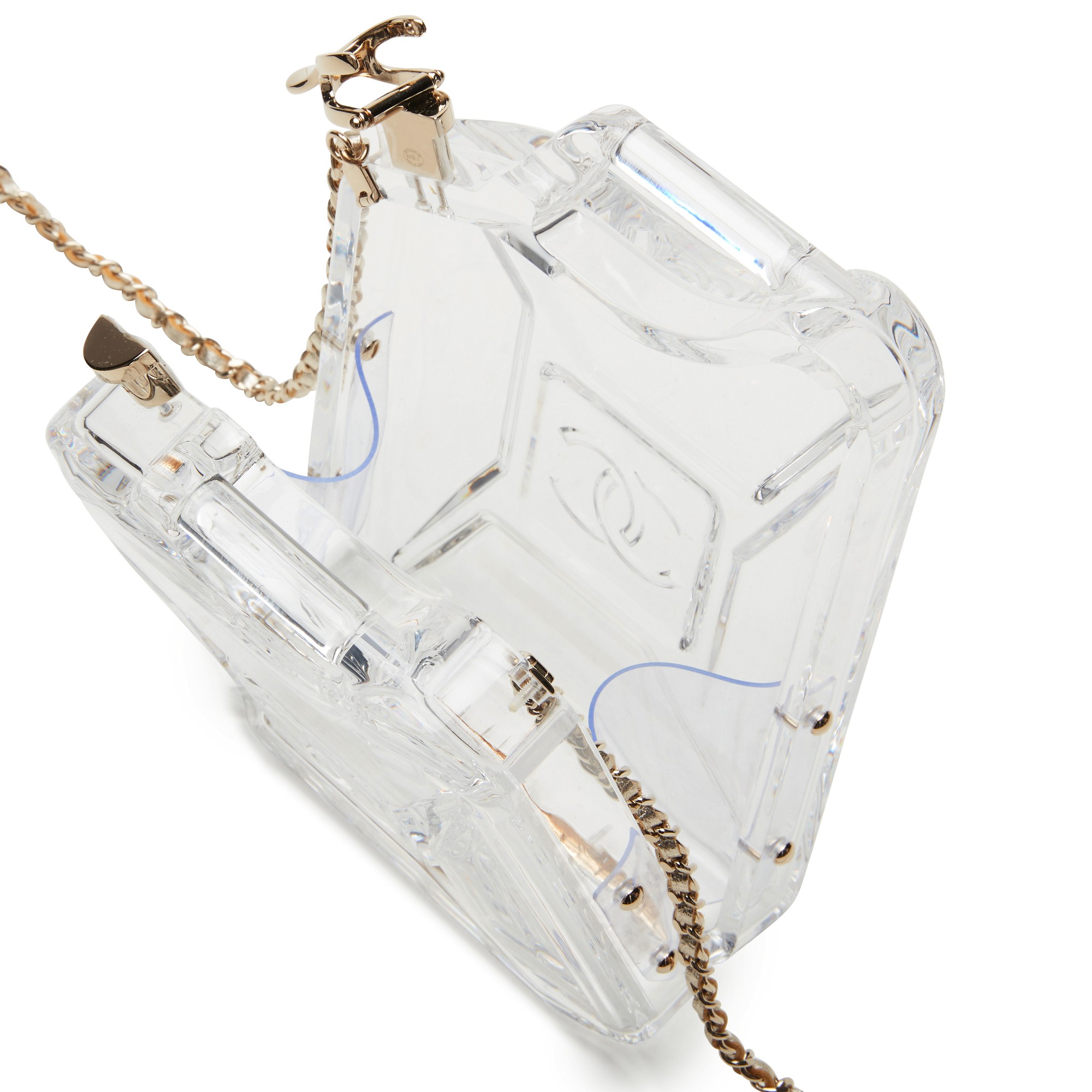 Clear Lucite Dubai by Night Gas Tank Pale Gold Hardware, 2015 ...
