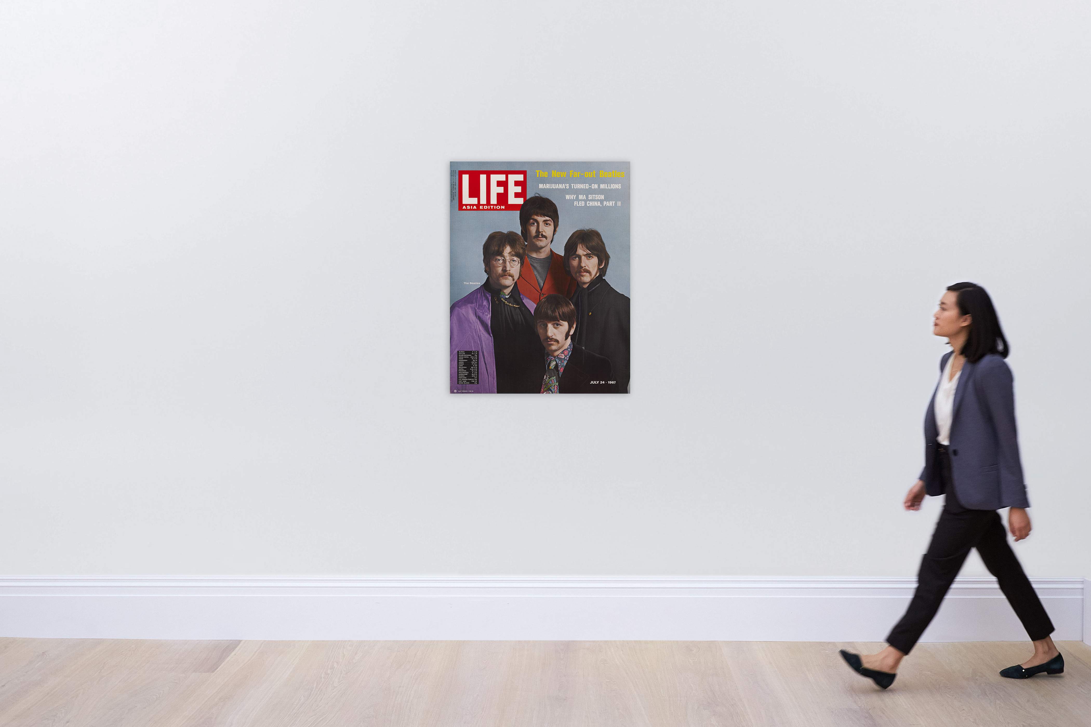 The Beatles Life magazine (1967) Poster, US, Life magazine poster ...